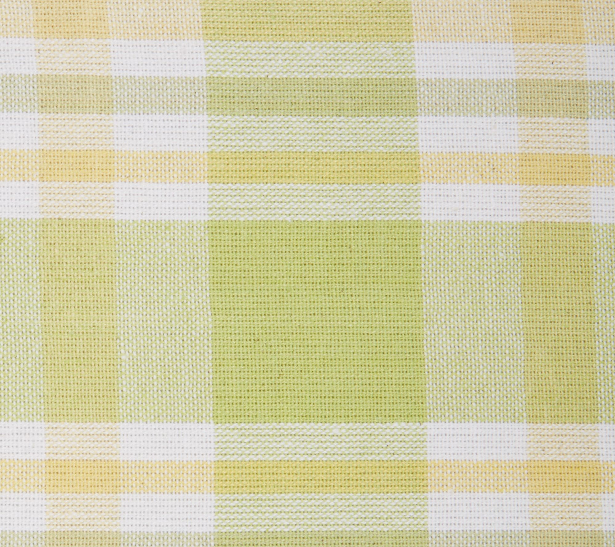 Design Imports 52x52" Lemon Bliss Plaid Tablecl oth - QVC.com