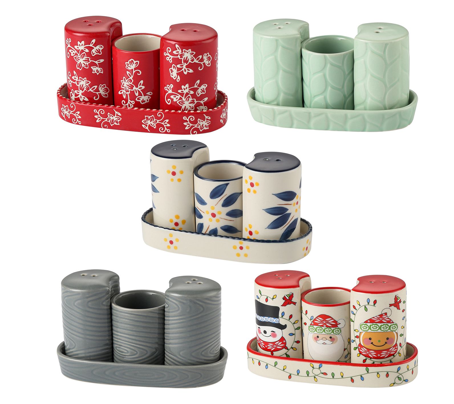 Temp-tations 4-Piece Salt and Pepper Set - QVC.com