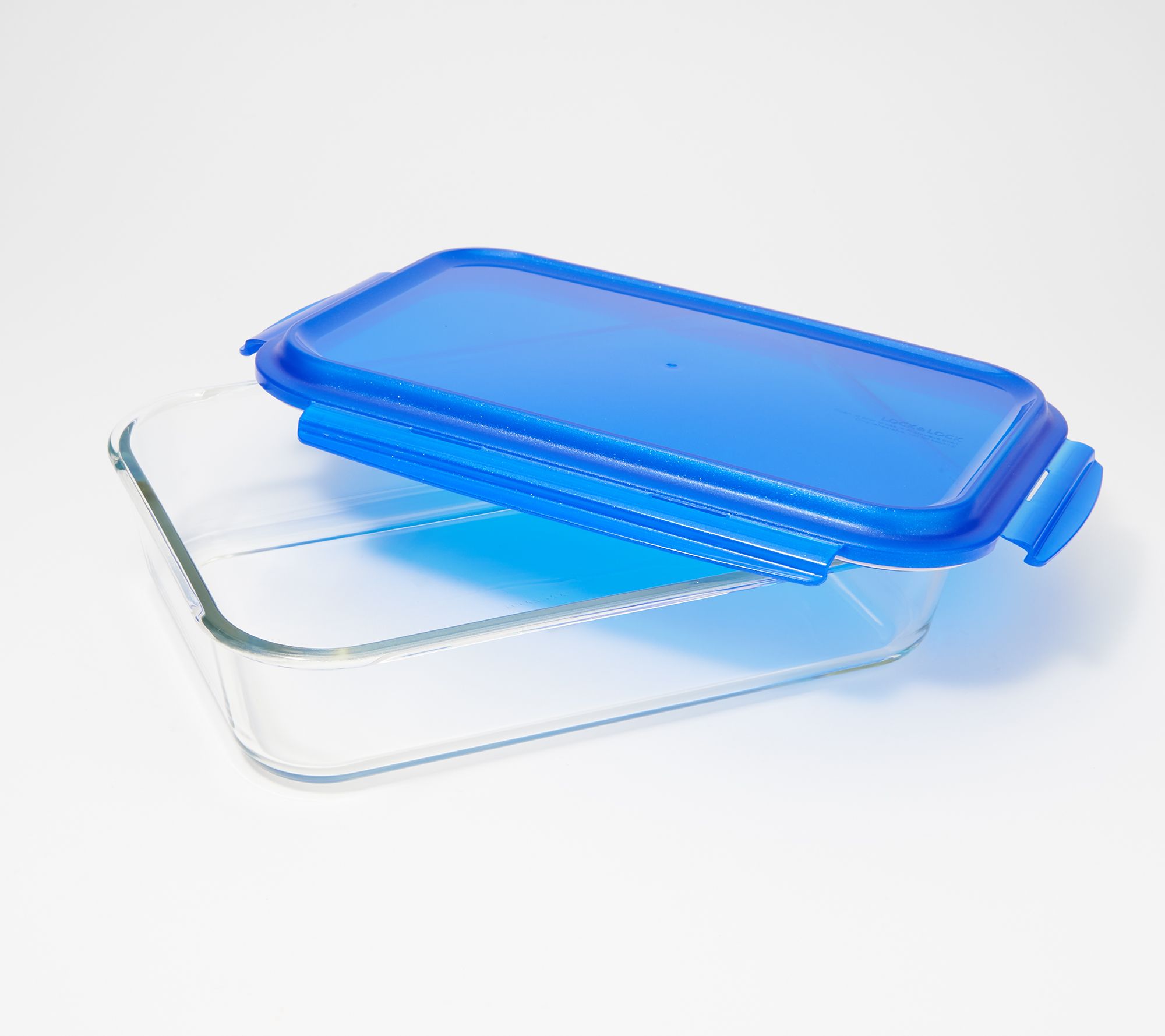 "As Is" LocknLock 9" x 13" Glass Pan with Domed Locking Lid - QVC.com