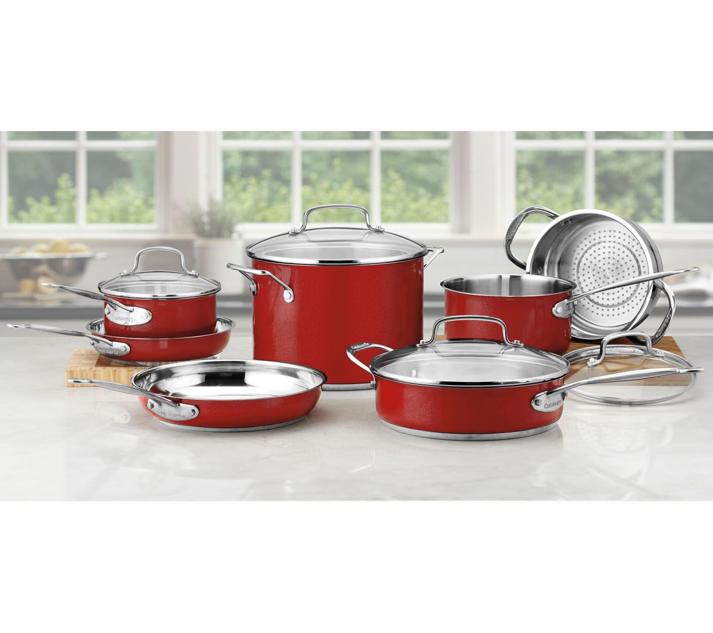 Cuisinart Chef's Classic 11-Piece Cookware Set - QVC.com
