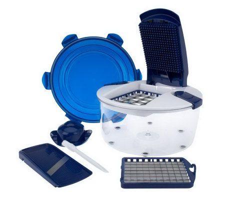 Shps 9/19 Genius Salad Chopper 19 Cup 6-pc Food System - QVC.com