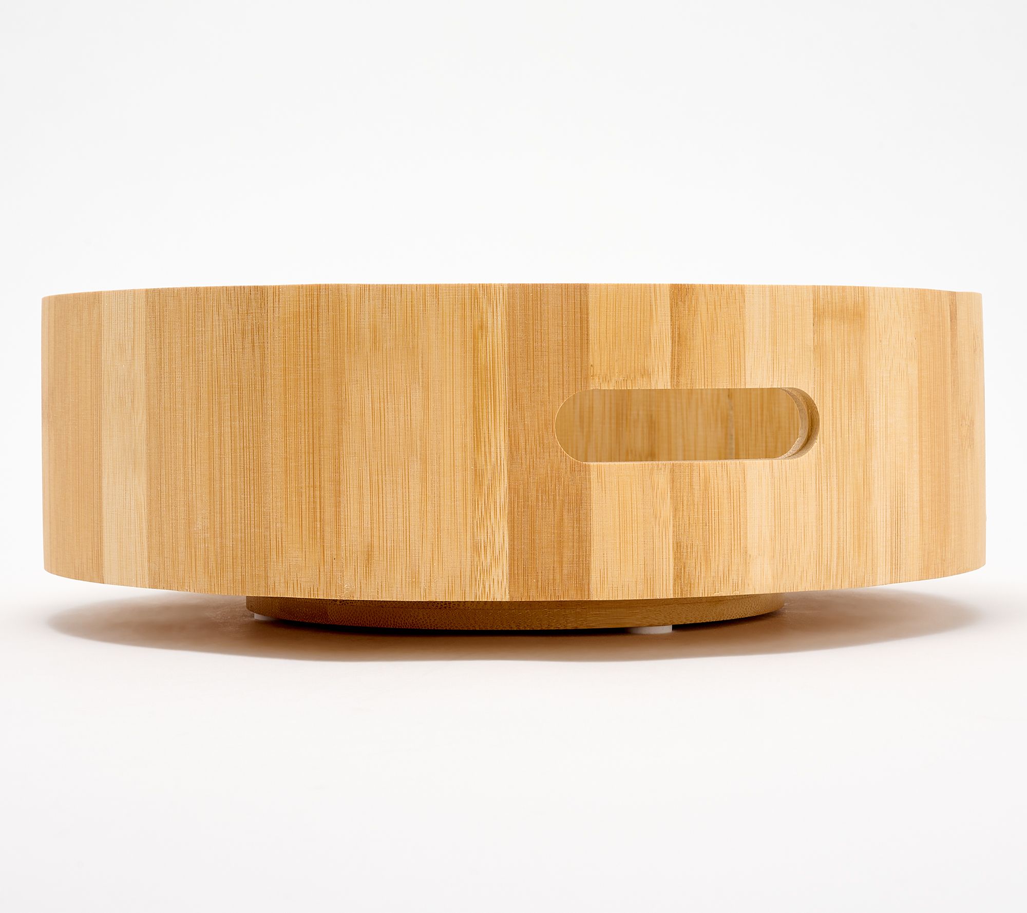 Cella 12" Round Wood Turntable w/ Silicone Liner - QVC.com