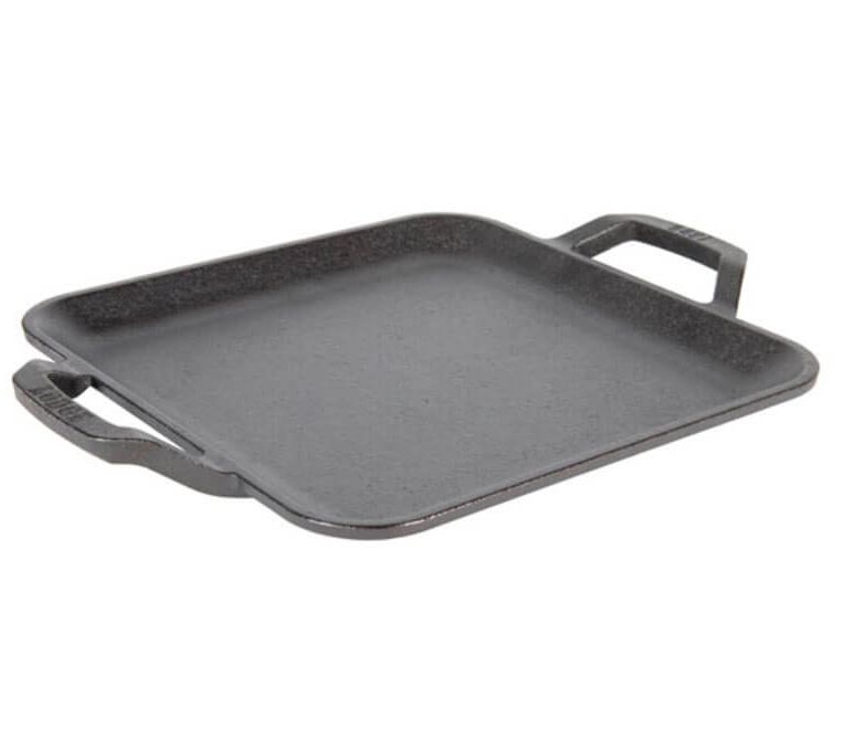 Lodge Chef Collection 11 Square Inch Cast Iron Griddle - QVC.com