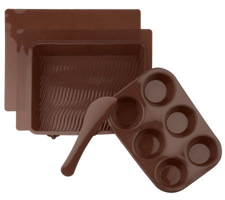 Technique 5-Piece Silicone Bakeware Set CooksEssentials - QVC.com