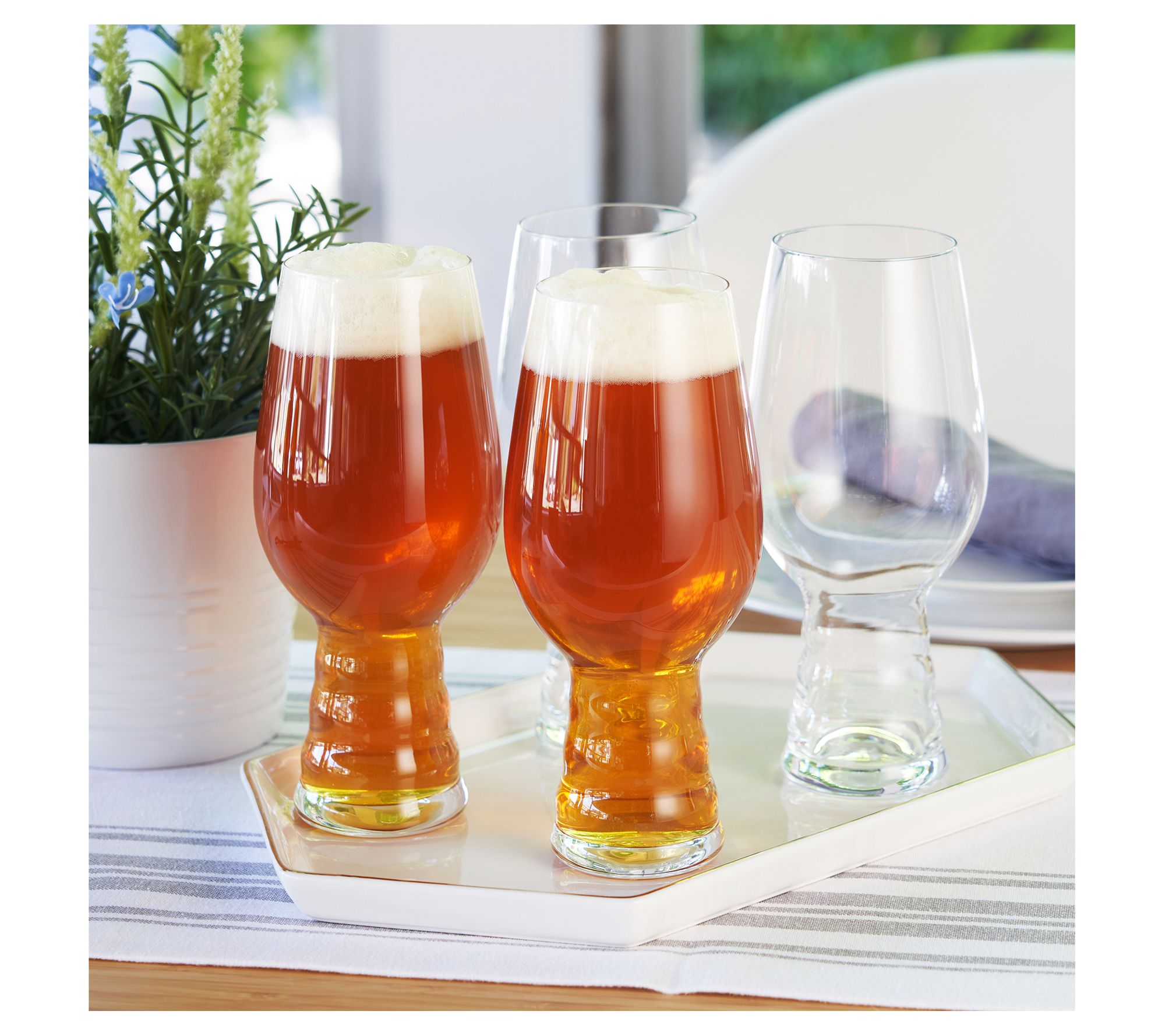 Spiegelau Set Of 4 191oz Ipa Beer Glasses