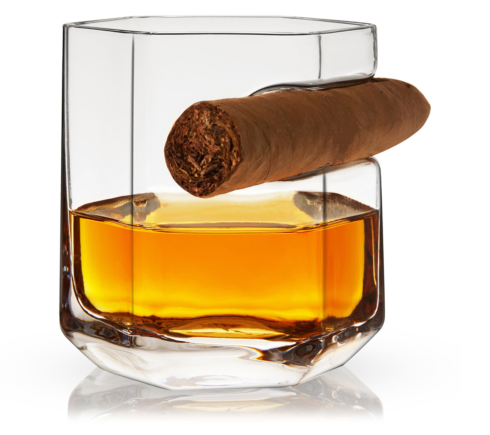 Viski Raye Crystal Cigar Glass - QVC.com