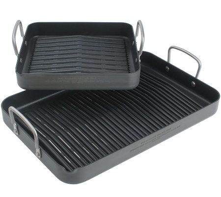 Technique HardAnodized II Nonstick Barbecue Pan Barbeque Pans - QVC.com