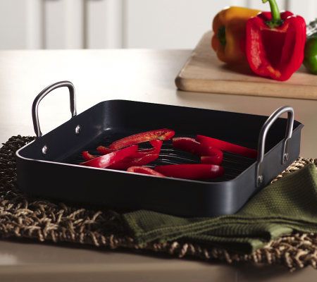 Technique HardAnodized II Nonstick Barbecue Pan Barbeque Pans - QVC.com