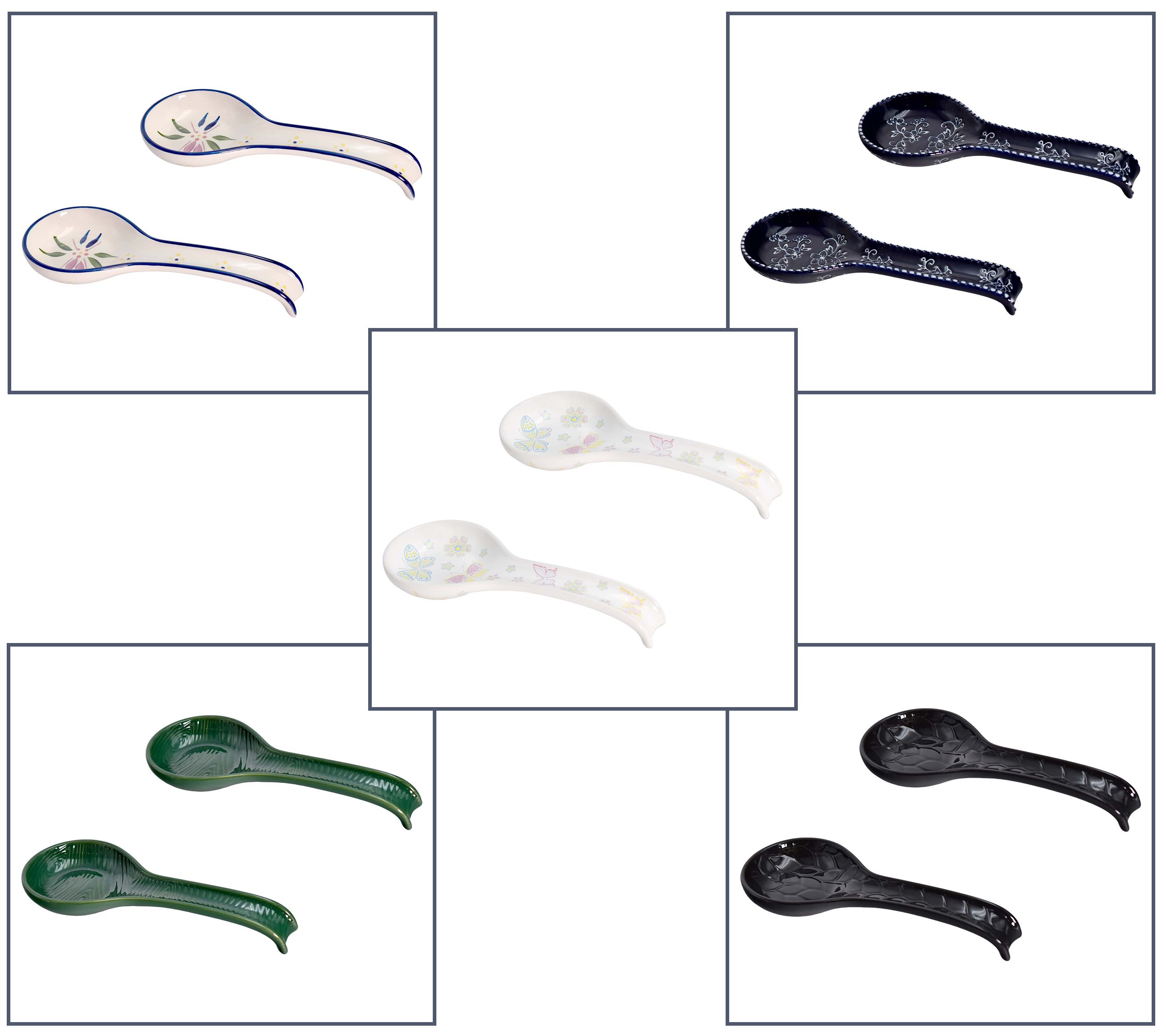 Temp-tations Set of 2 Long-Stem Spoon Rests - QVC.com