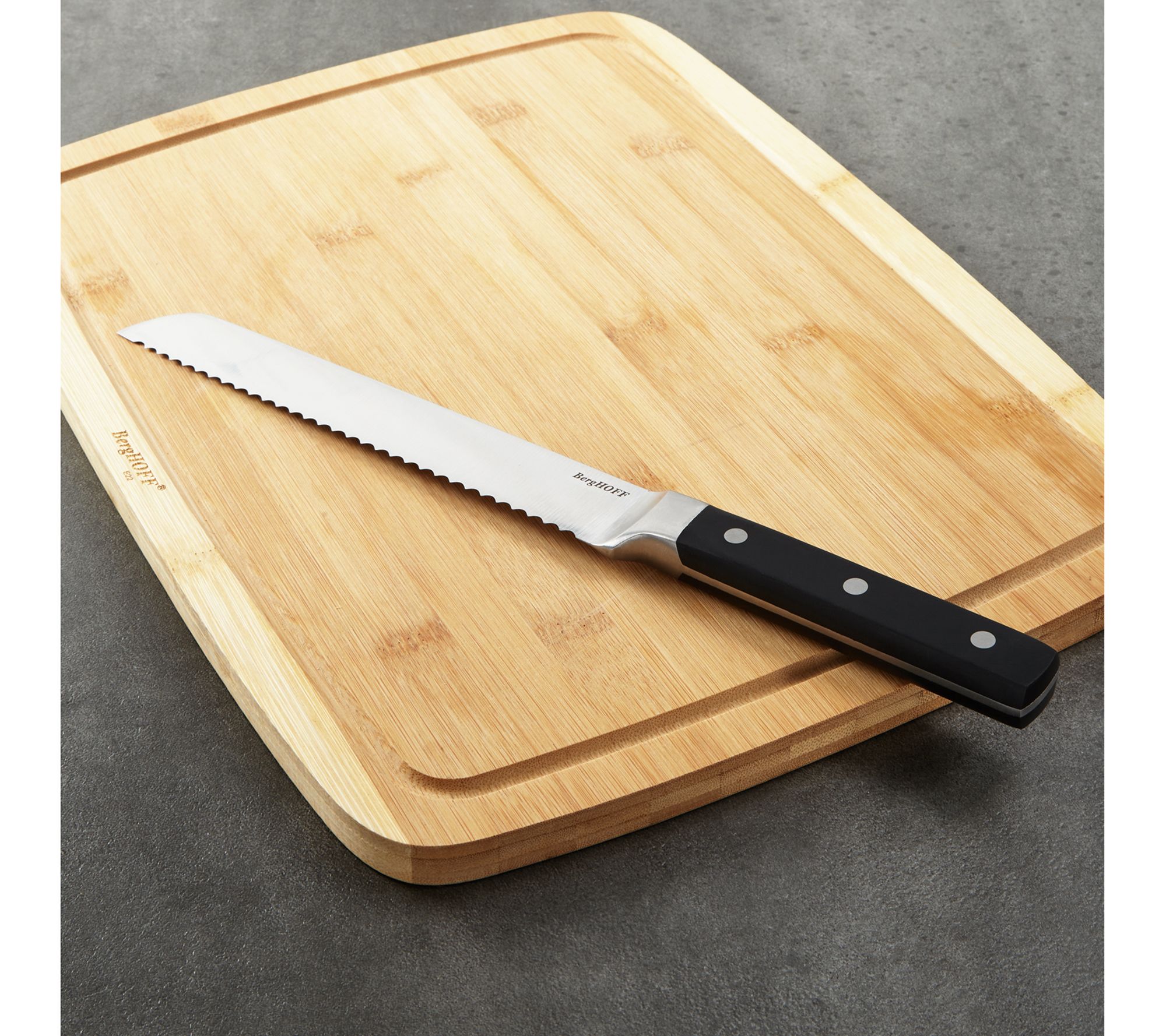 BergHOFF DiNA Gene Stainless Steel Bread Knife,8" - QVC.com