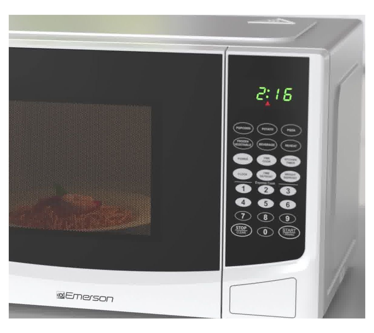 Emerson 0.9 CU. FT. 900-W Touch Control Microwave Oven - QVC.com