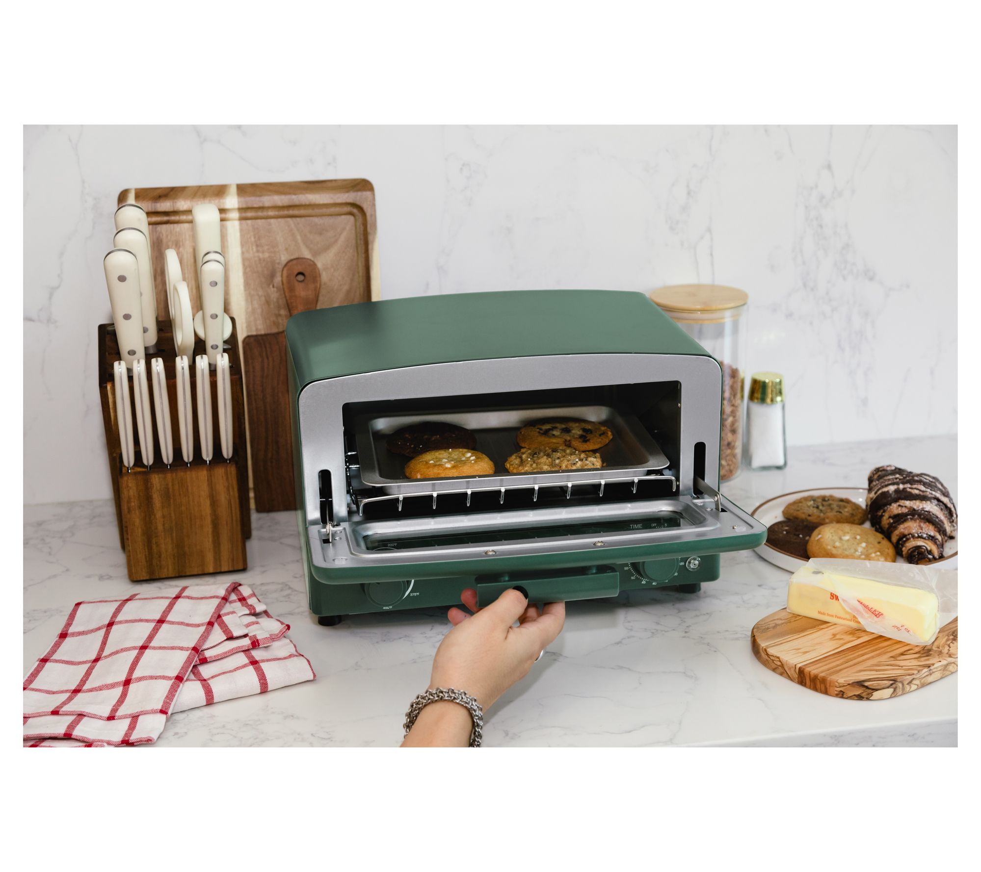 Willow Compact 4-Slice Toaster Oven with BakingRack - QVC.com