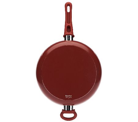 GreenPan 3.5qt Covered Saute Pan with 3 Tools and Recipe Cards - QVC.com