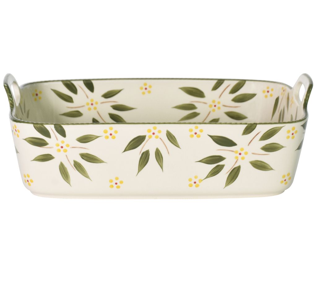 "As Is" Temp- tations Old World 4-qt Nostalgic Baker with Handles - QVC.com