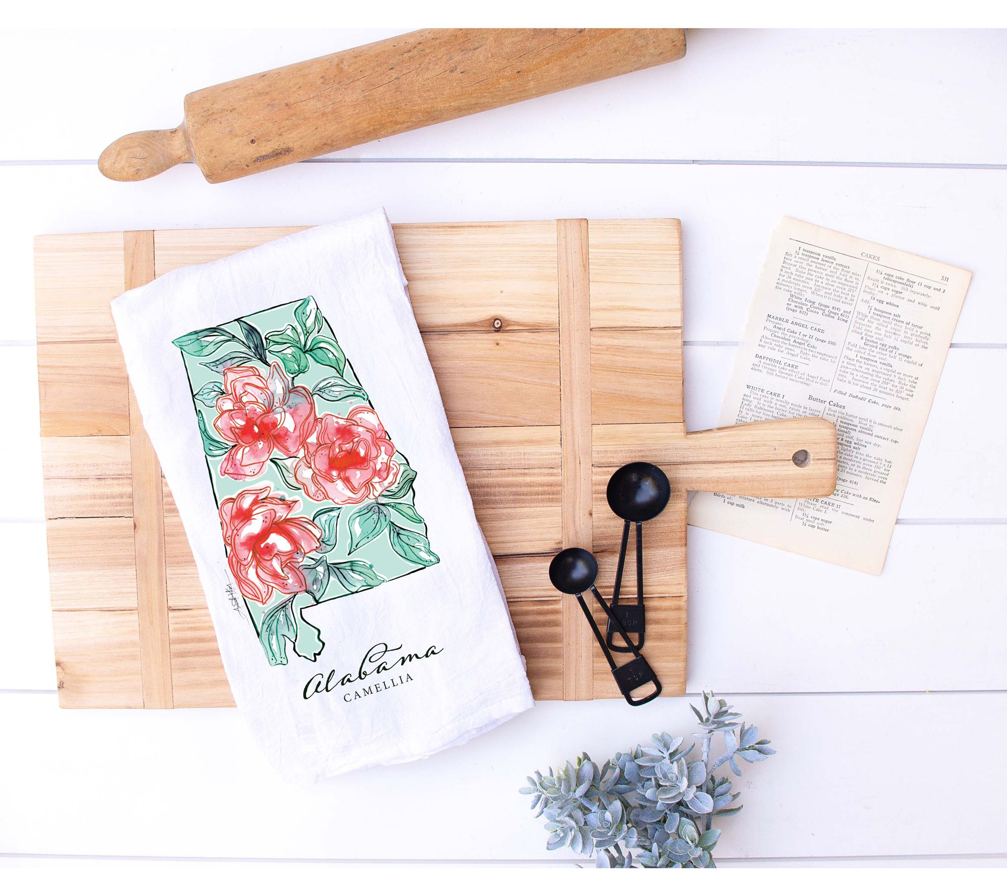 Amanda Klein State Tea Towel - QVC.com