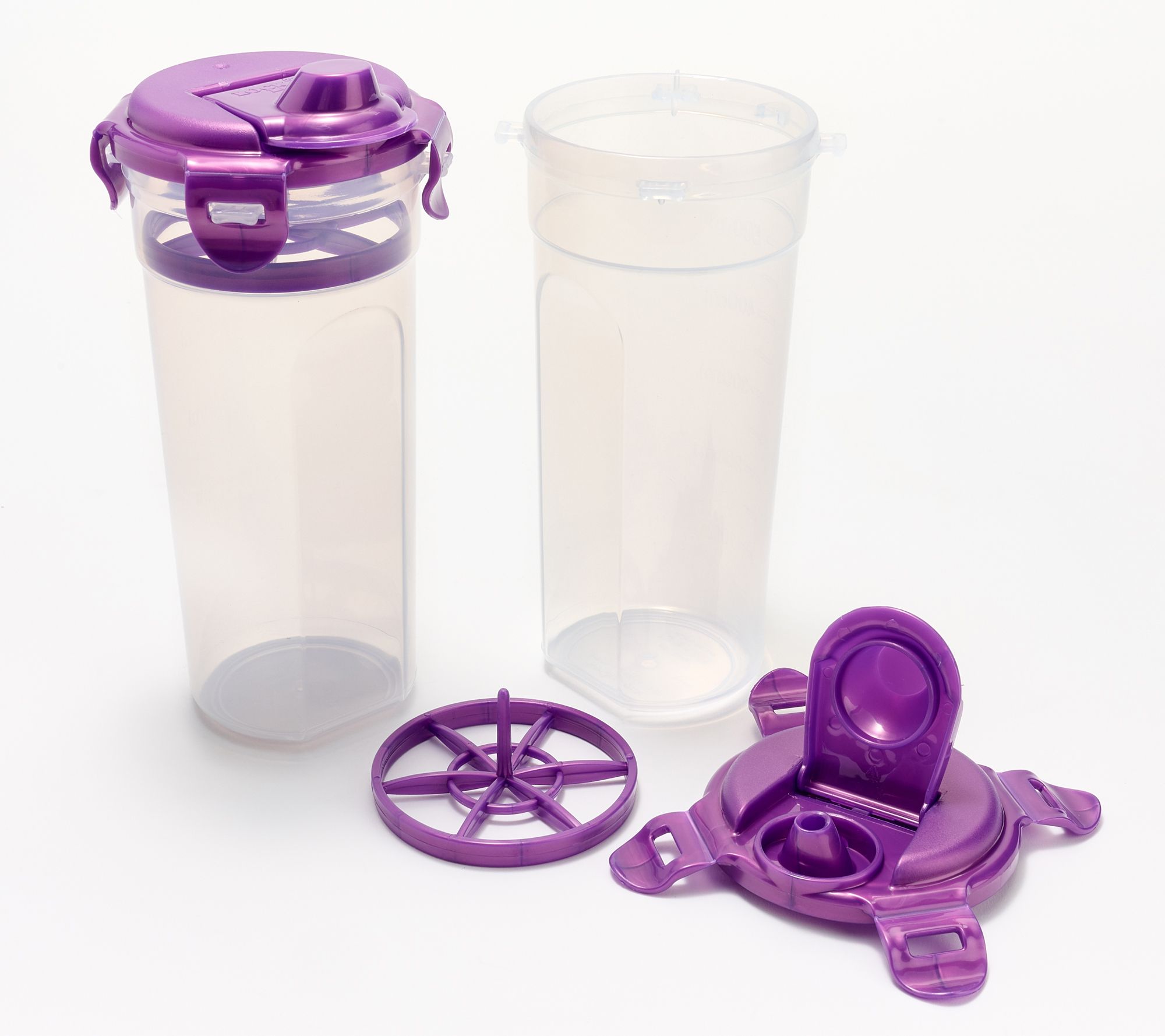 LocknLock Set of (2) 3-Cup Sauce Bottles w/ Locking Lids - QVC.com