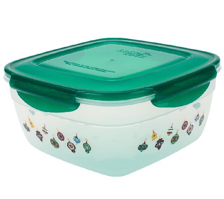 LocknLock 3-piece Bowl Storage Set w/ Ornament Print - QVC.com