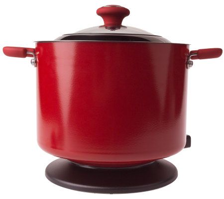 CooksEssentials Hardcoat Enamel II 8 qt. Electric Stockpot - QVC.com