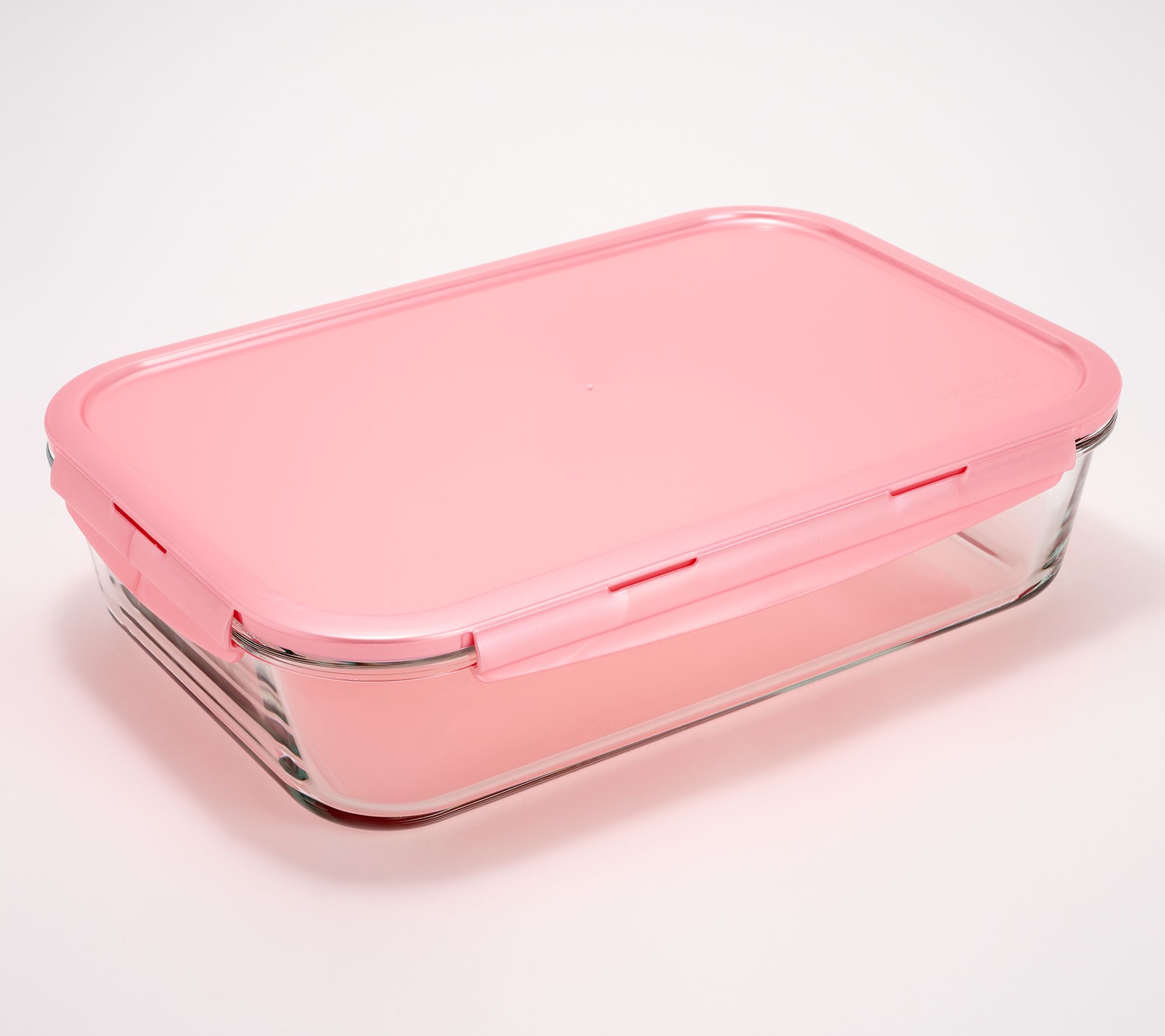 LocknLock 9x13 Glass Dish With Locking Lid QVC
