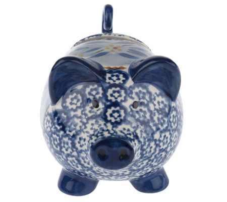 Temp-tations Old World Figural Pig Salt/Spice Holder - QVC.com