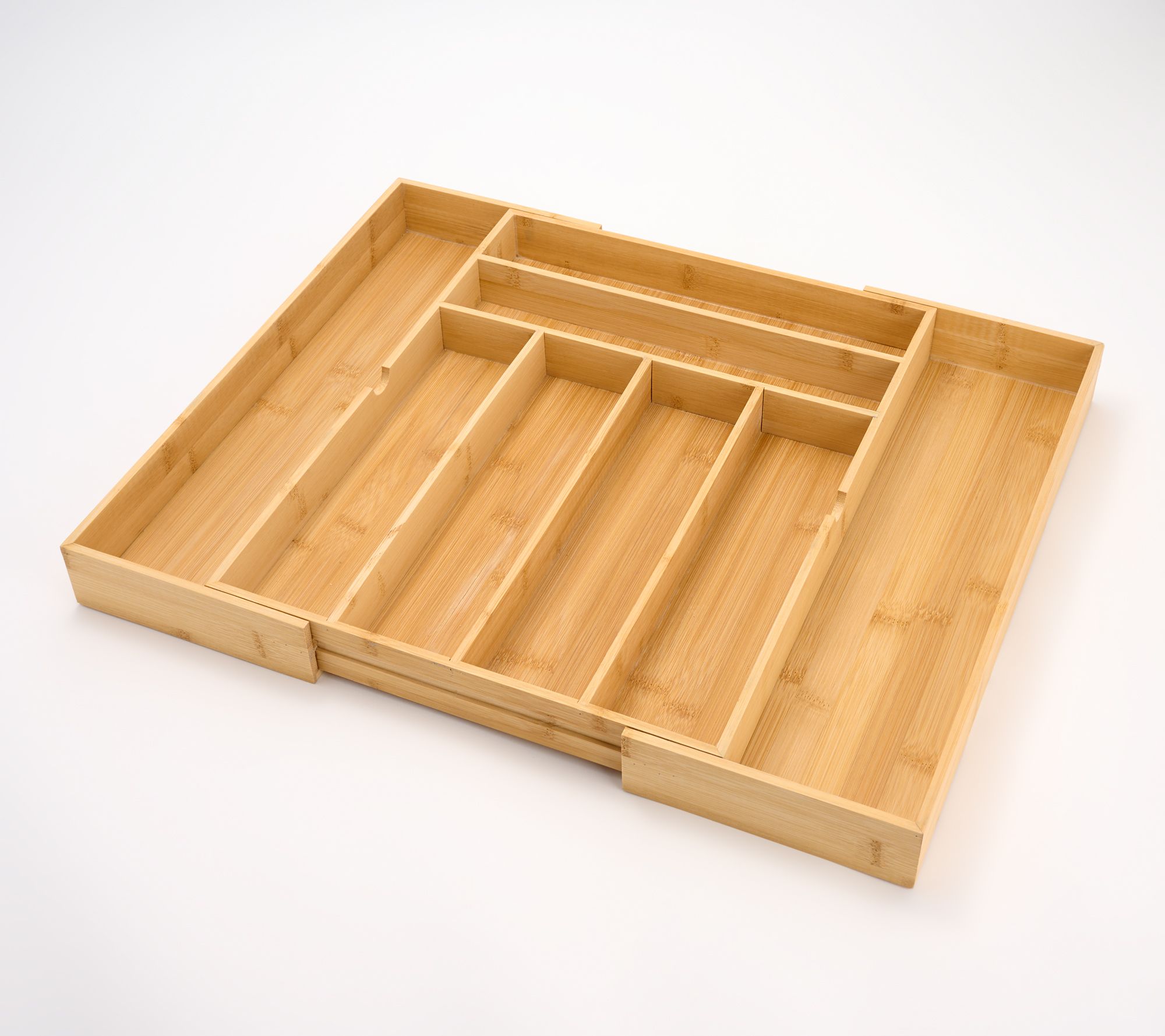 Cella Bamboo Expandable In-Drawer Organizer - QVC.com
