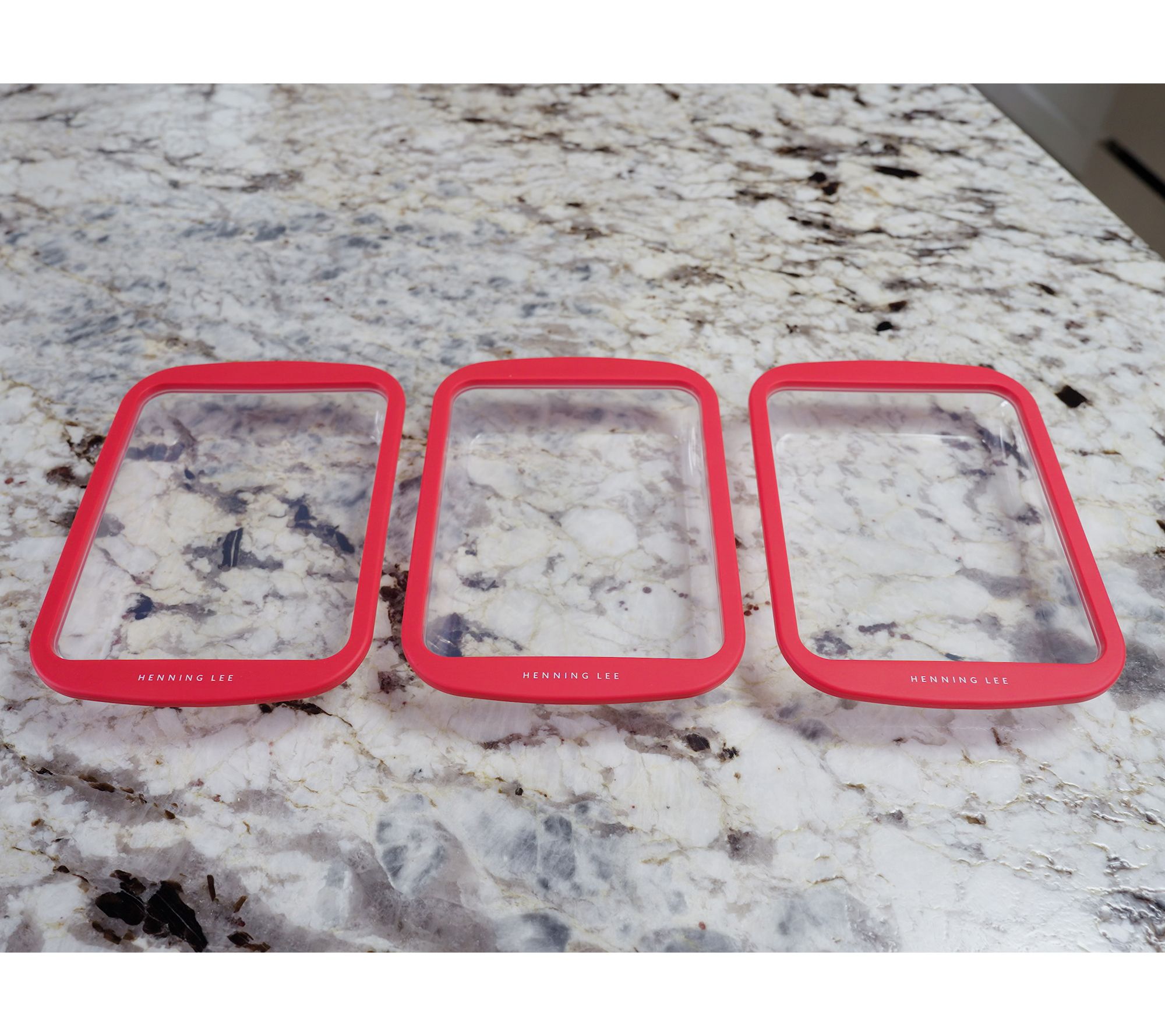 Henning Lee Look & Cook Silicone Set of 3 Deep Mini Sheet Pans - QVC.com