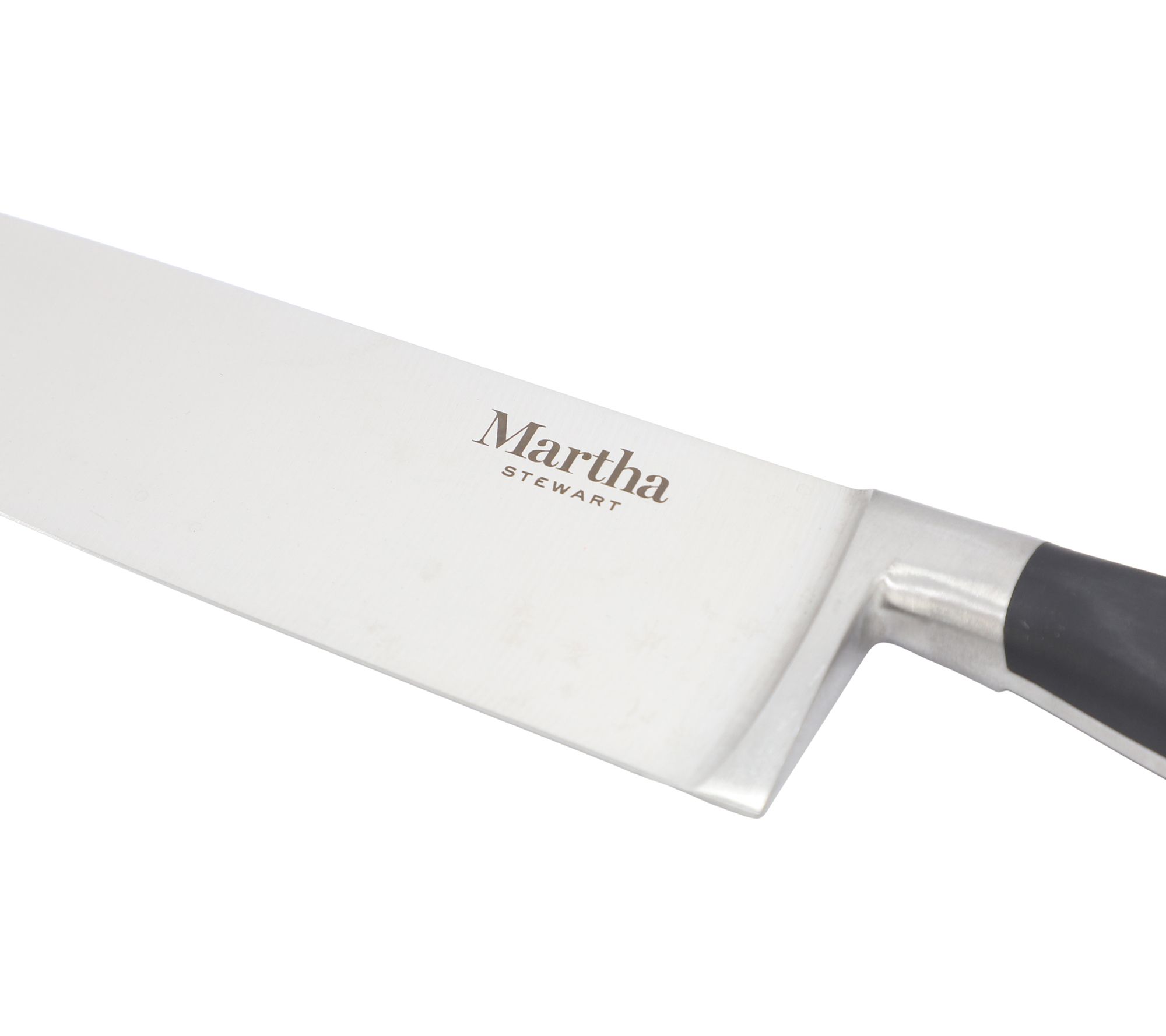Martha Stewart Carverton 8in Stainless Steel Chef Knife Black - QVC.com