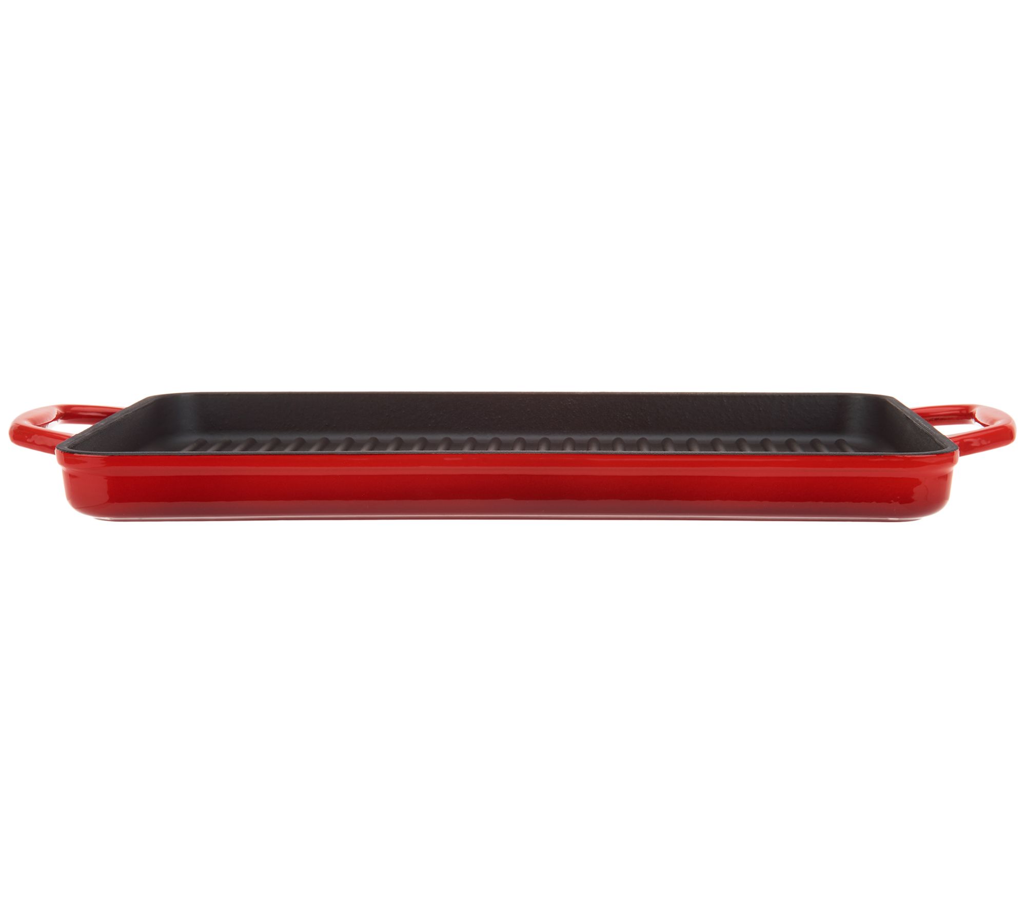 "As Is" Cook's Essentials Cast-Iron Rectangular Grill Pan - QVC.com