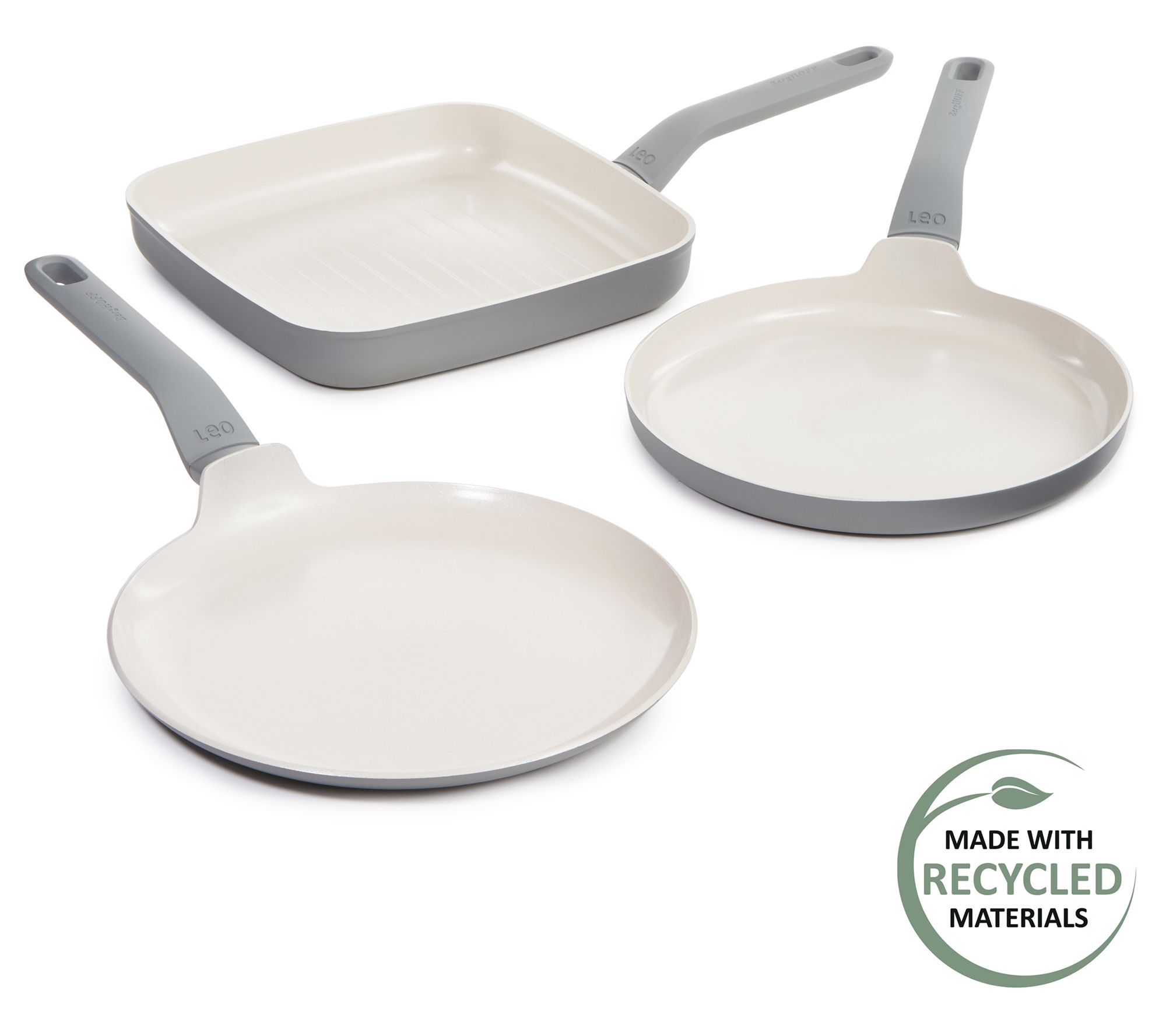 BergHOFF Balance 3Pc Non-stick Ceramic Specialty Cookware Set - QVC.com