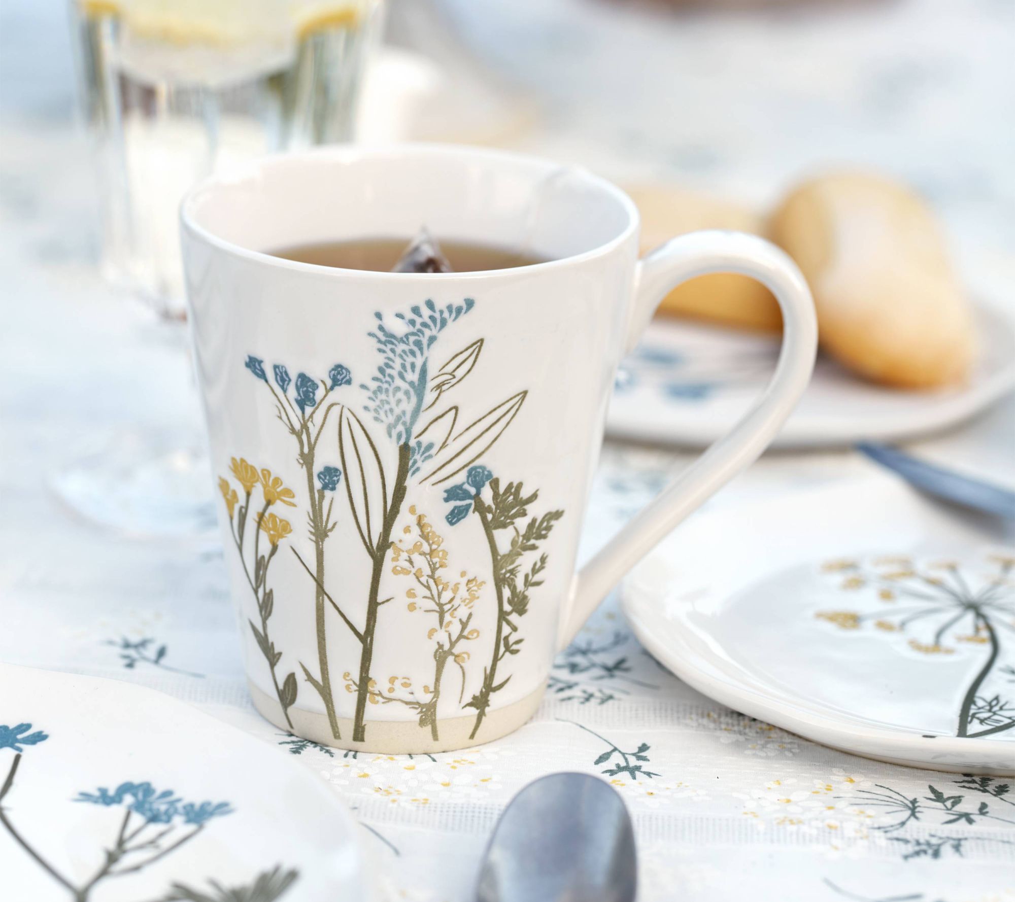 Lenox Wildflowers Mugs, Set Of 4 - QVC.com
