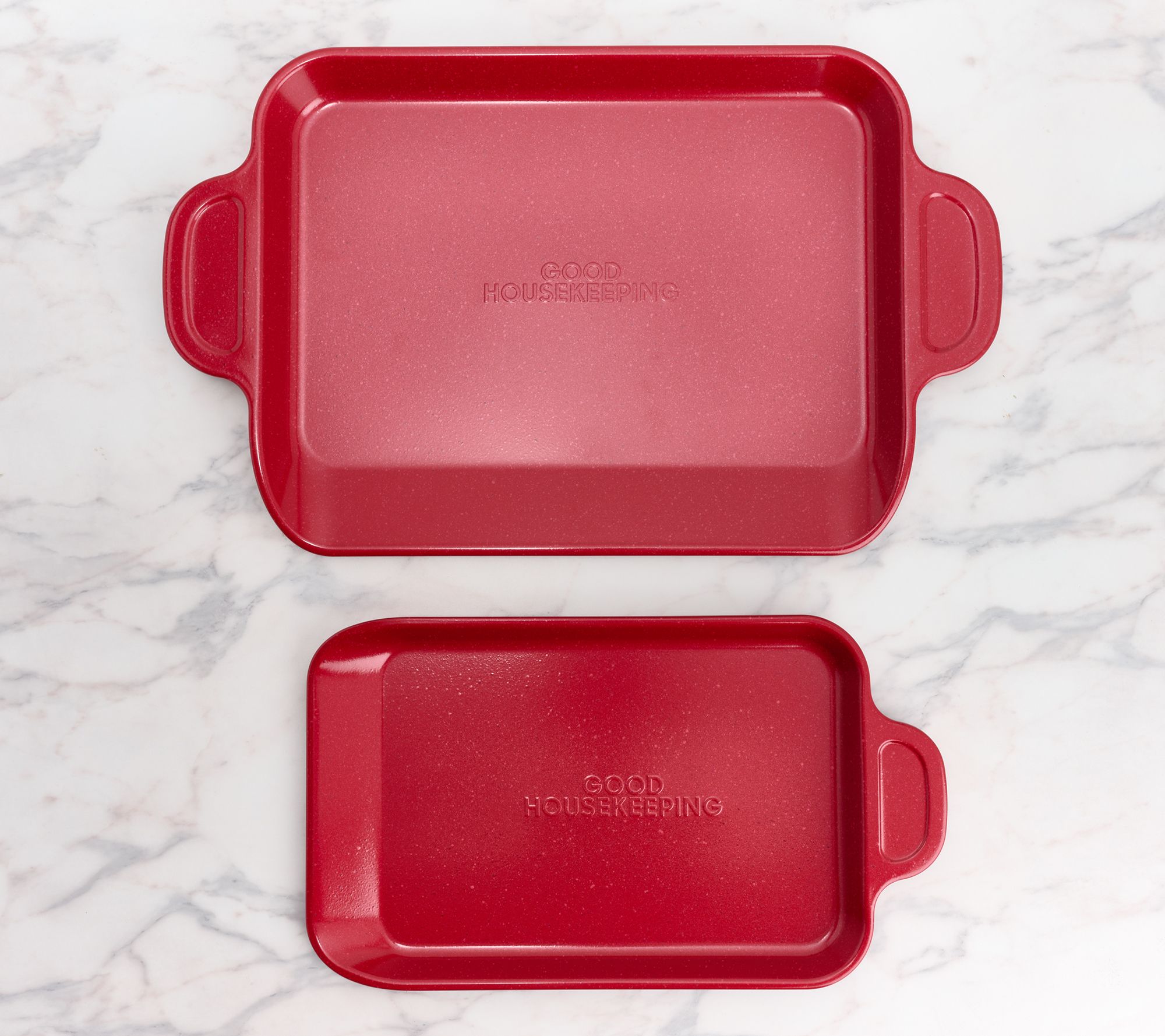 "As Is" Good Housekeeping 2-Pc Relia-Pan Nonstick Slide Out Pans - QVC.com