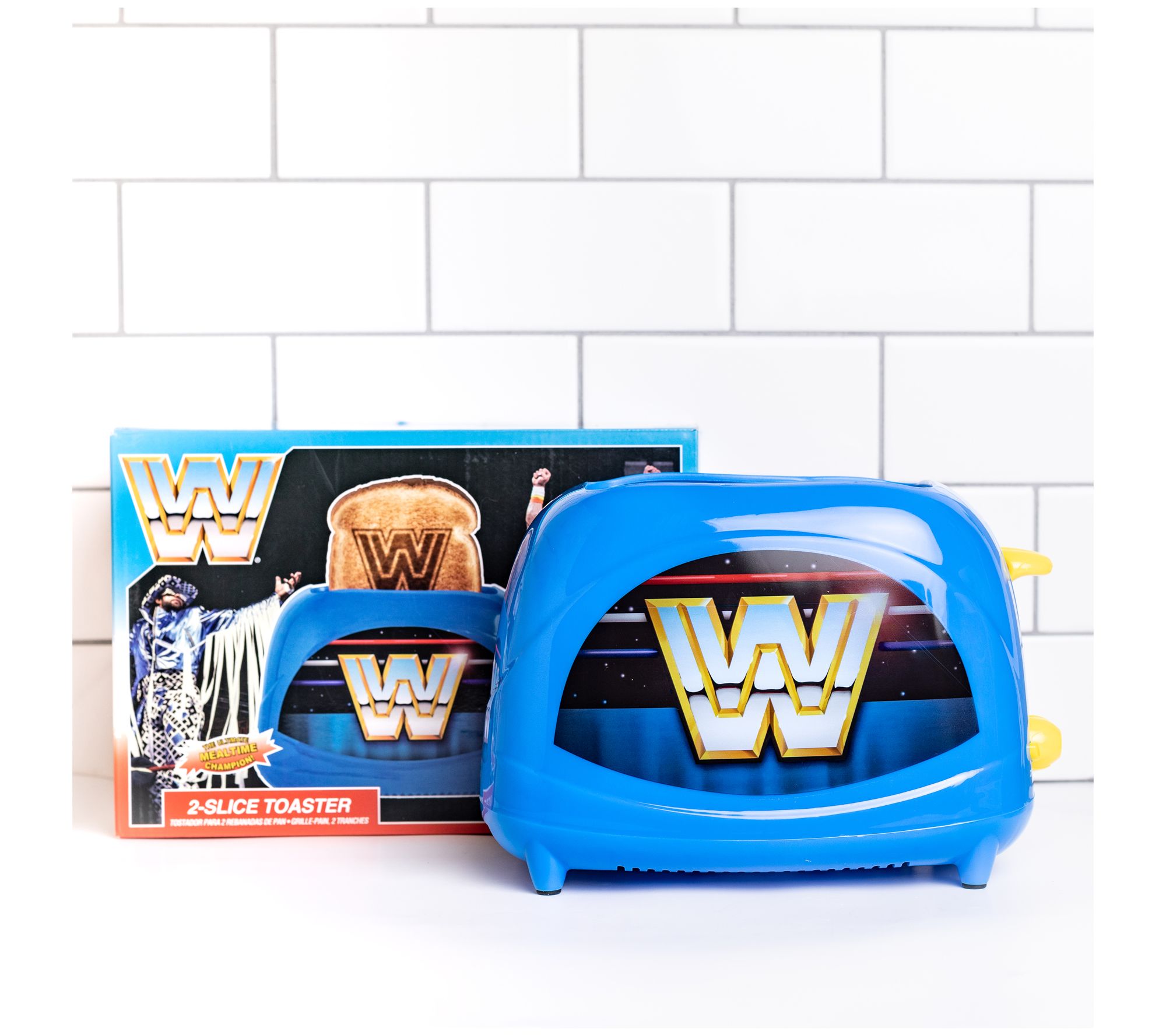 Uncanny Brands WWE Retro Toaster - QVC.com