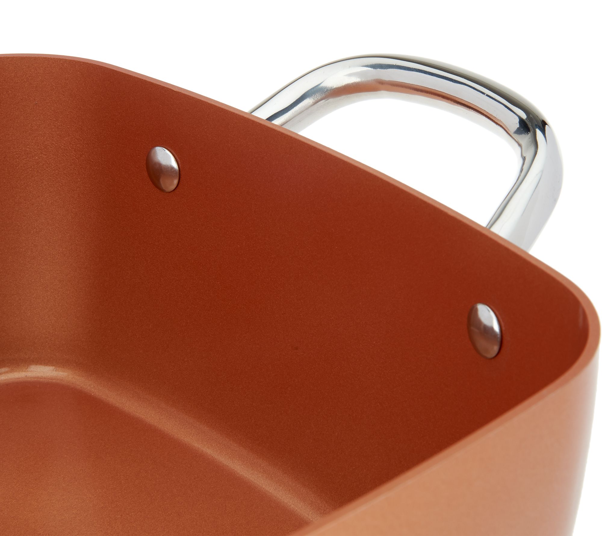Copper Chef 9.5" Square Pan with 5-Piece Cooking System & Recipes - QVC.com