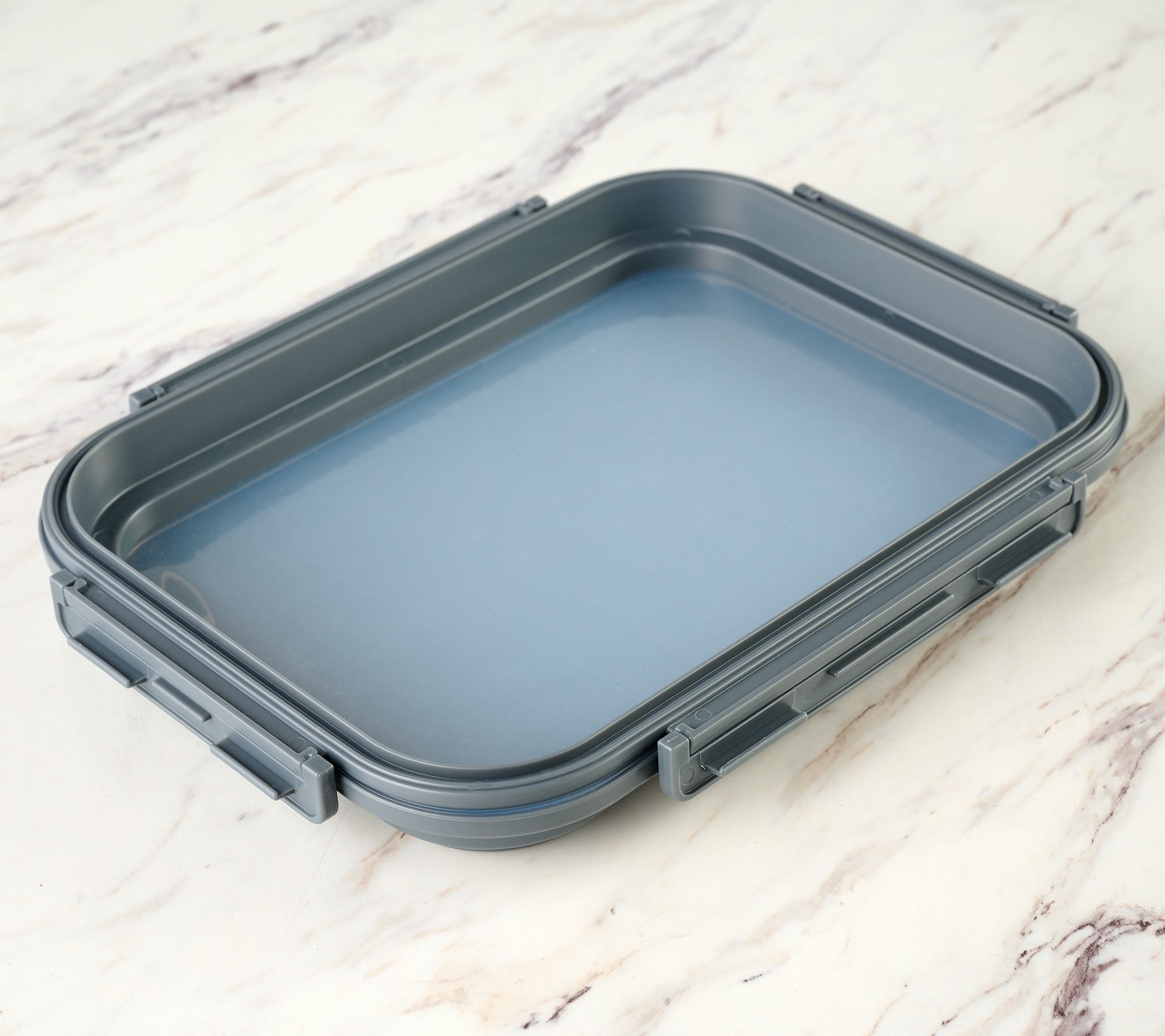 "As Is" Prepology 4 pc. Food Storage Trays with Dual Use Lids - QVC.com
