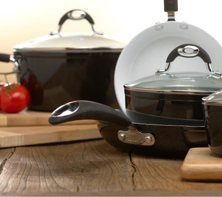 Bialetti 8-Piece Nano-Ceramic Nonstick Cookware Set - QVC.com