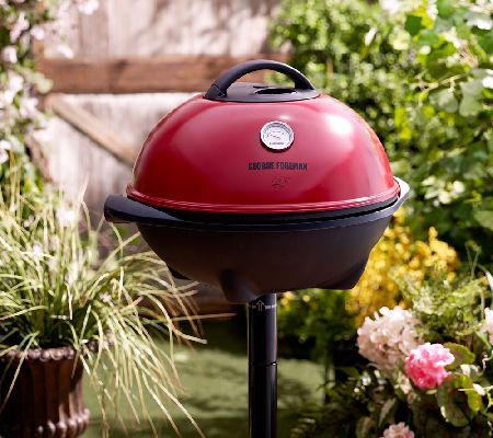 George Foreman 320 sq. in. Outdoor/Indoor Electric Grill - QVC.com