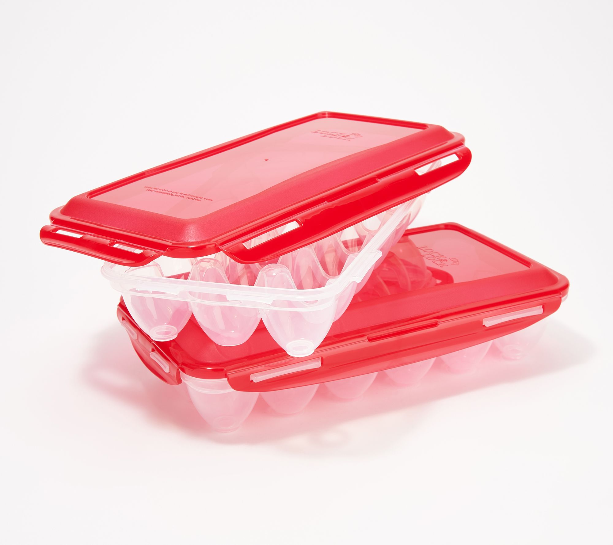 "As Is" LocknLock Set of (2) 18-Egg Containers - QVC.com