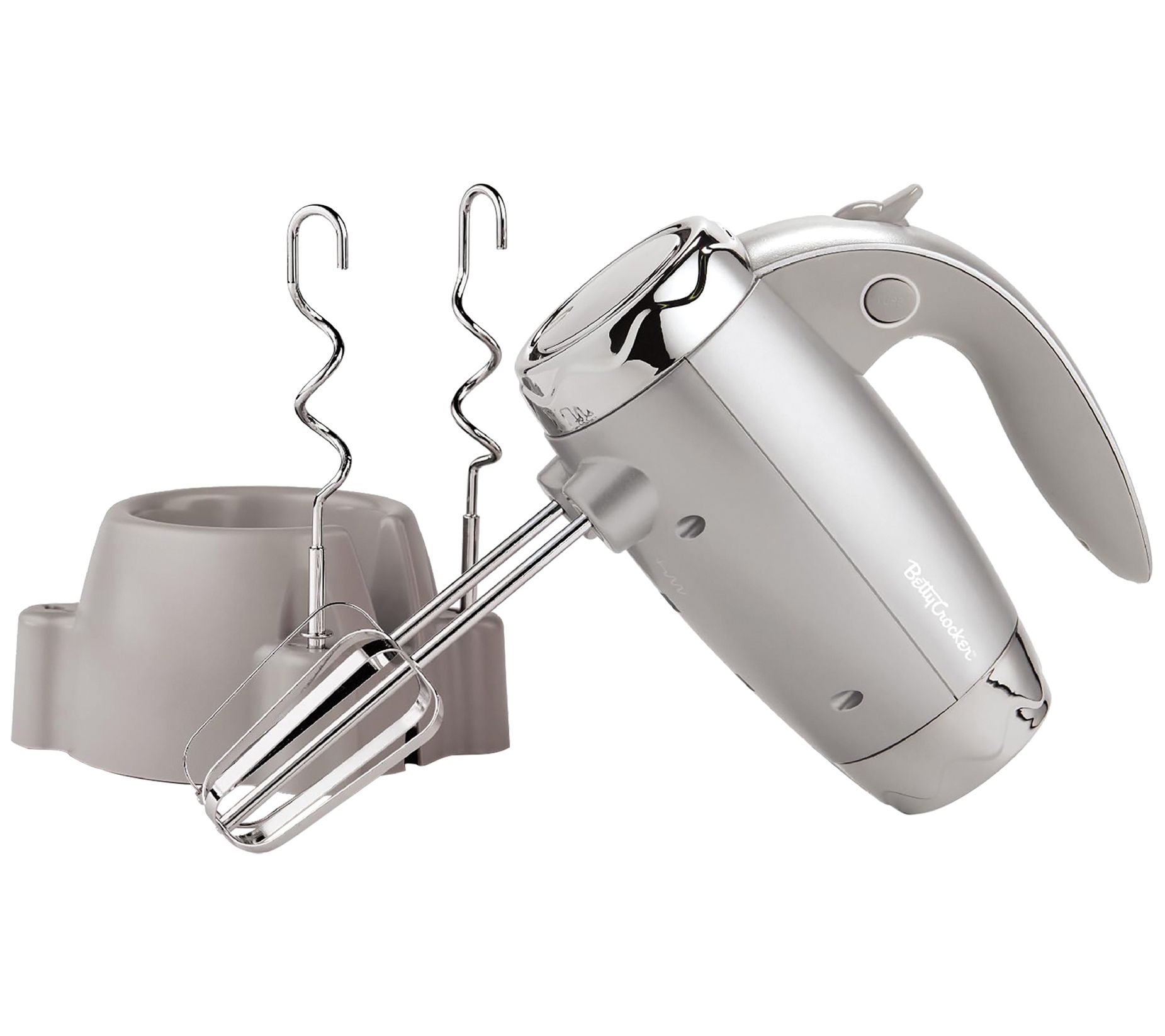 Betty Crocker 7-Speed Electric Power Up Hand Mixer with Stand - QVC.com