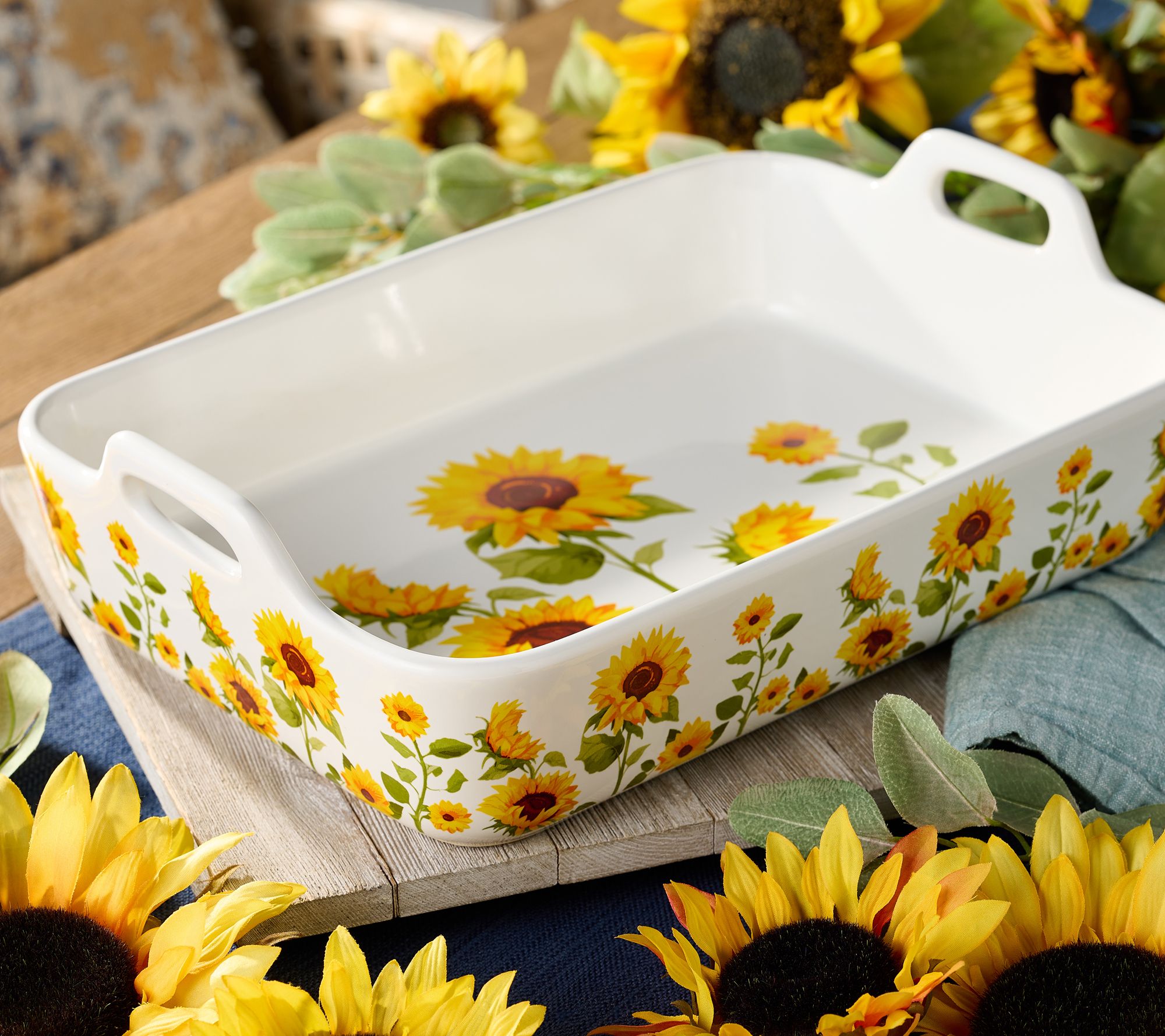 Temp-tations 9"x13" Baker with Upswept Handles - QVC.com