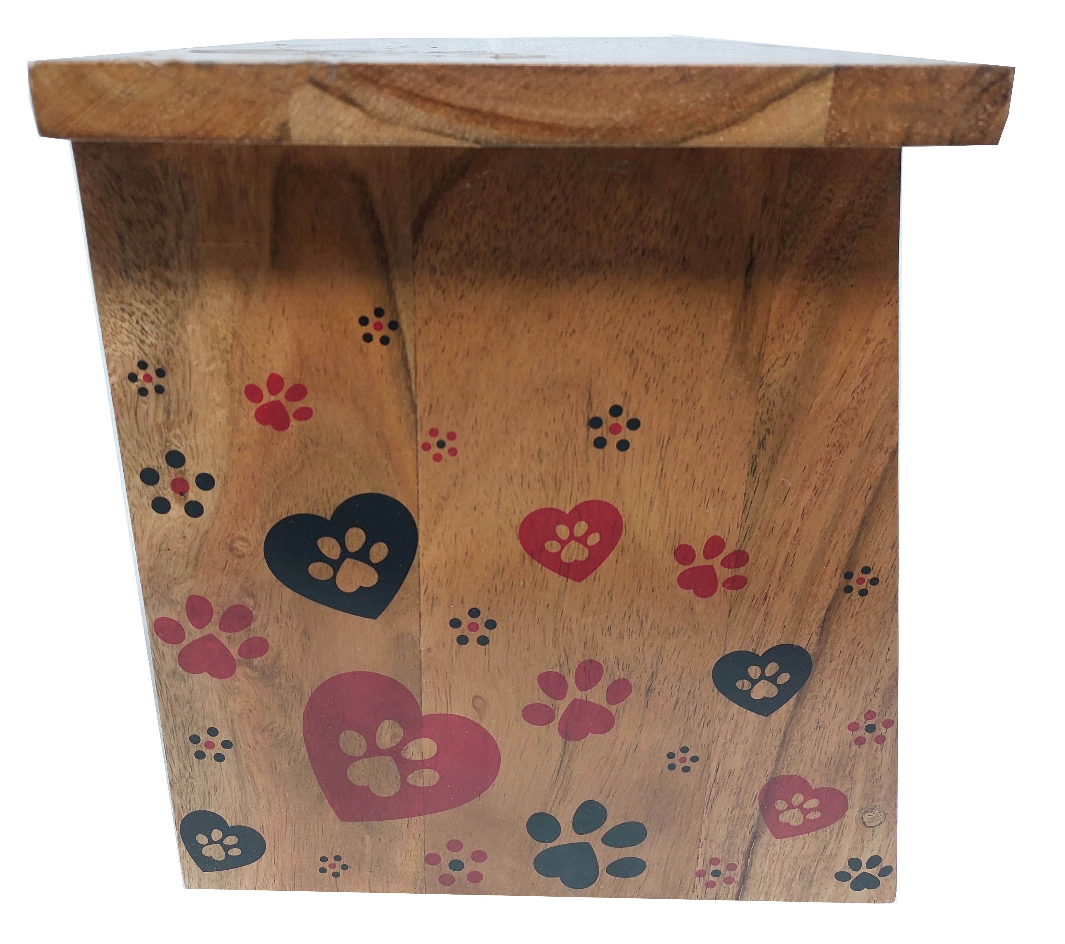 "As Is" Temp-tations Wooden Bread Box with Decal Print - QVC.com