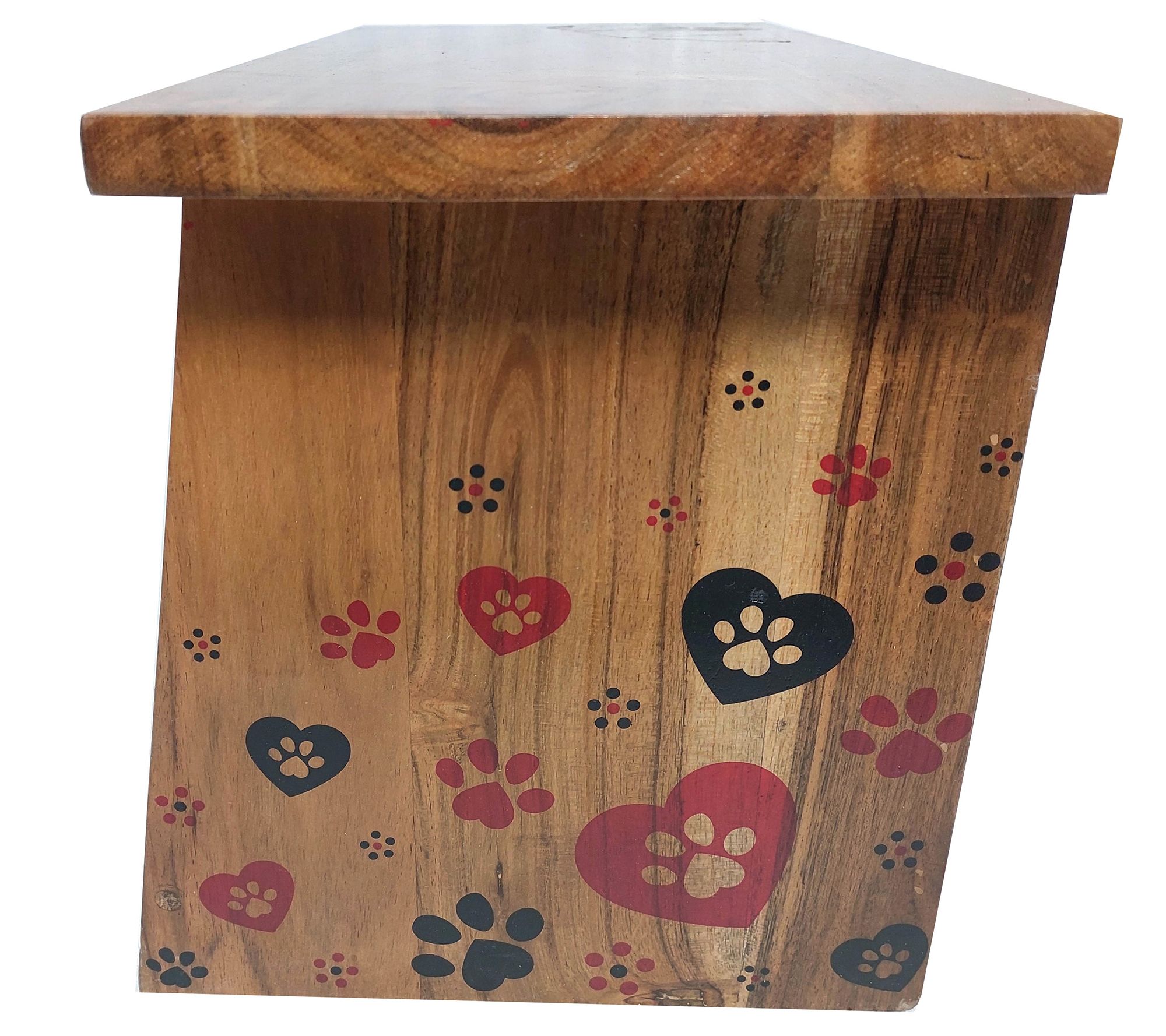"As Is" Temp-tations Wooden Bread Box with Decal Print - QVC.com