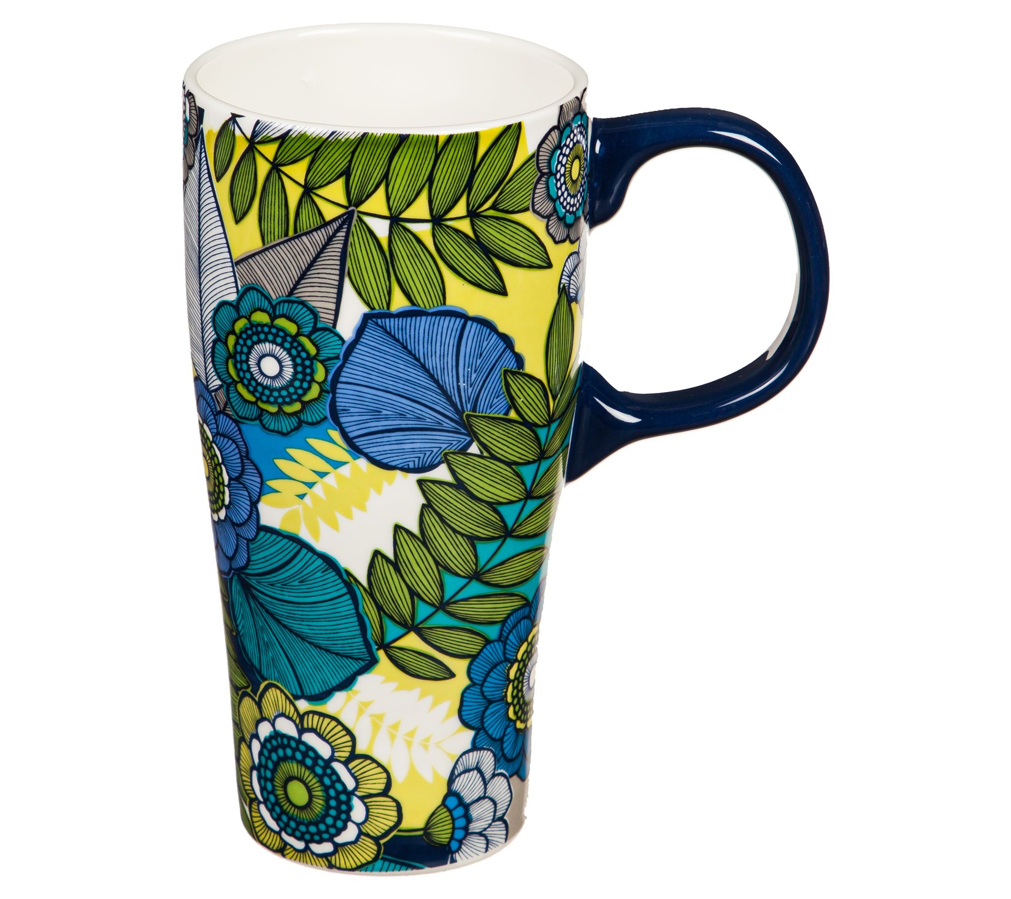 Evergreen 16-oz Ceramic Salt Air Latte Cup - QVC.com