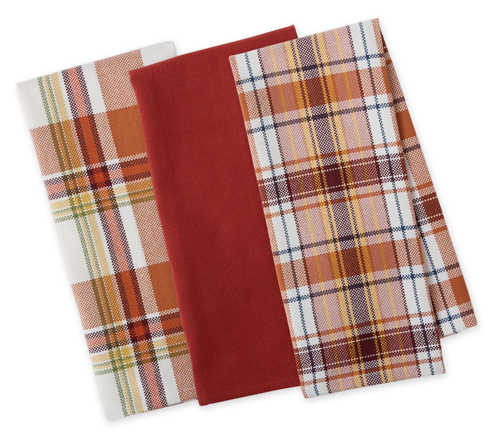 Design Imports Set/3 Autumn Harvest Kitchen Towels - QVC.com