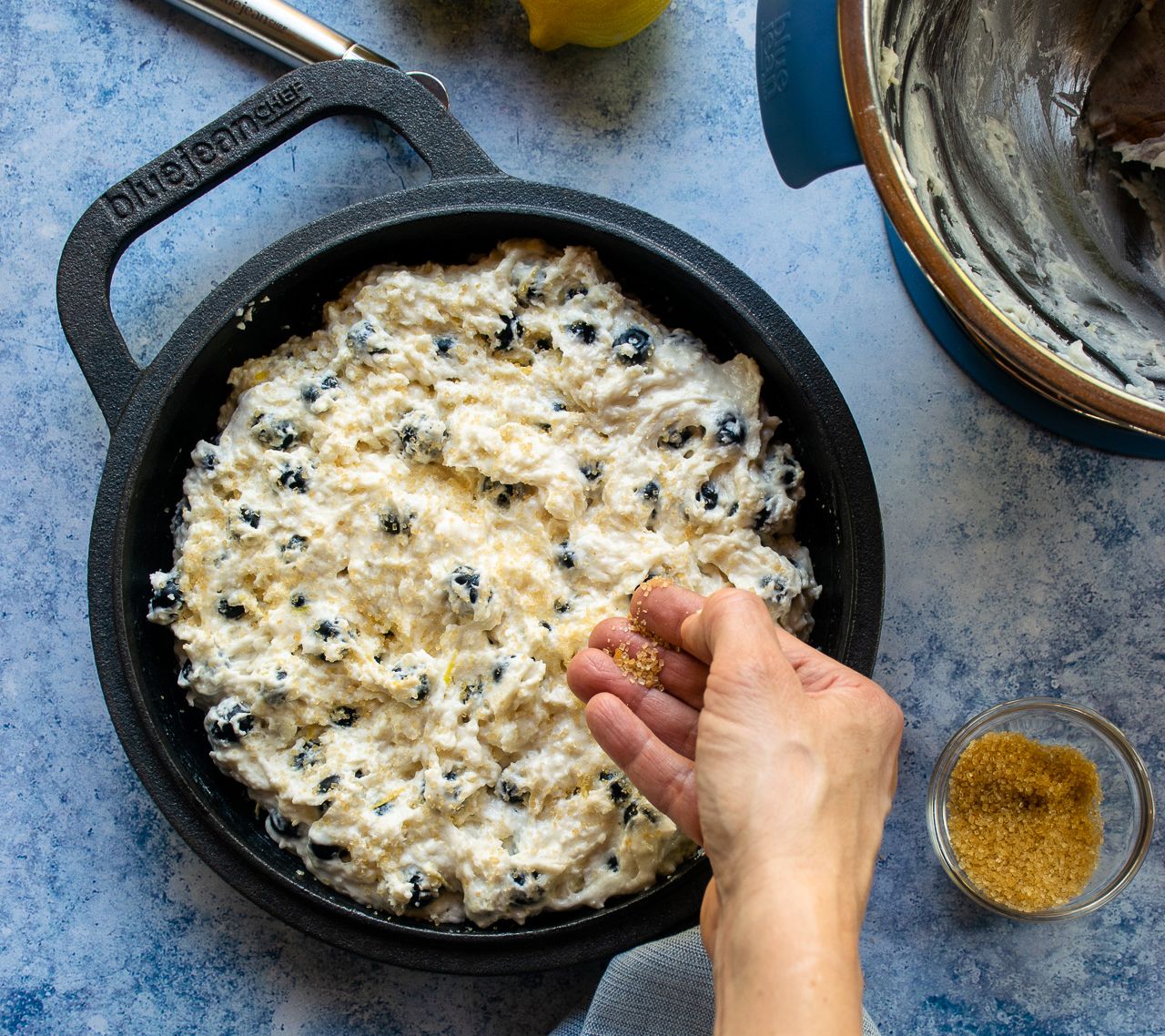 "As Is" Blue Jean Chef Hammered 3-qt Cast Iron Combo Cooker - QVC.com