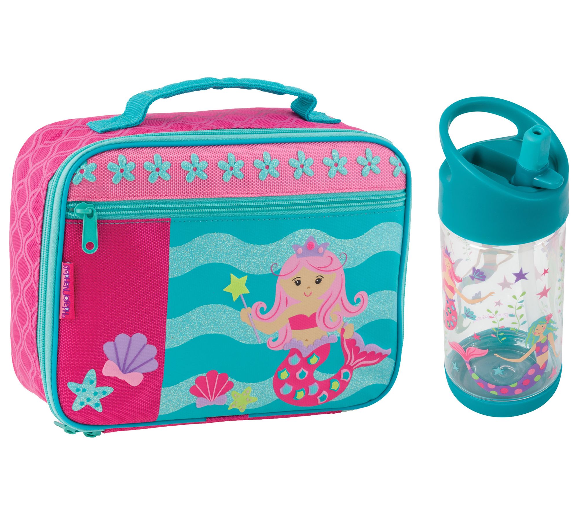 Stephen Joseph Mermaid Classic Lunchbox and Flip-Top Bottle - QVC.com