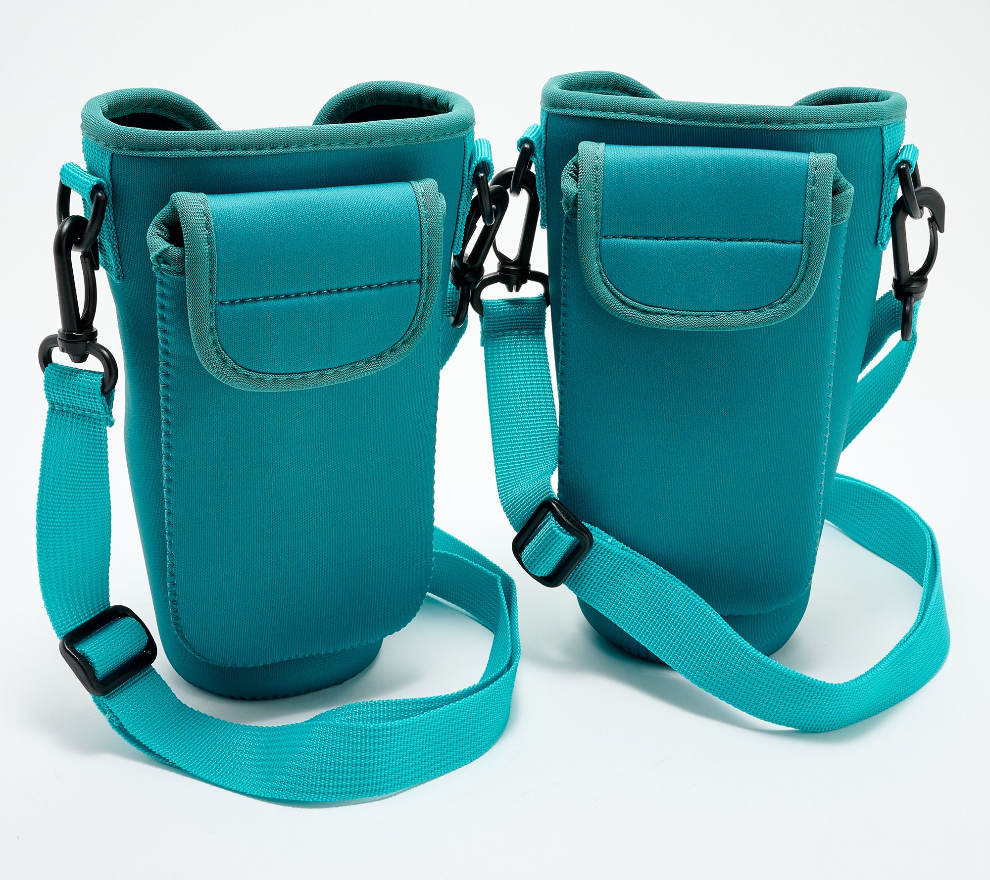 Primula Set of (2) 40oz Tumbler Carrier Slings w/ Pocket - QVC.com