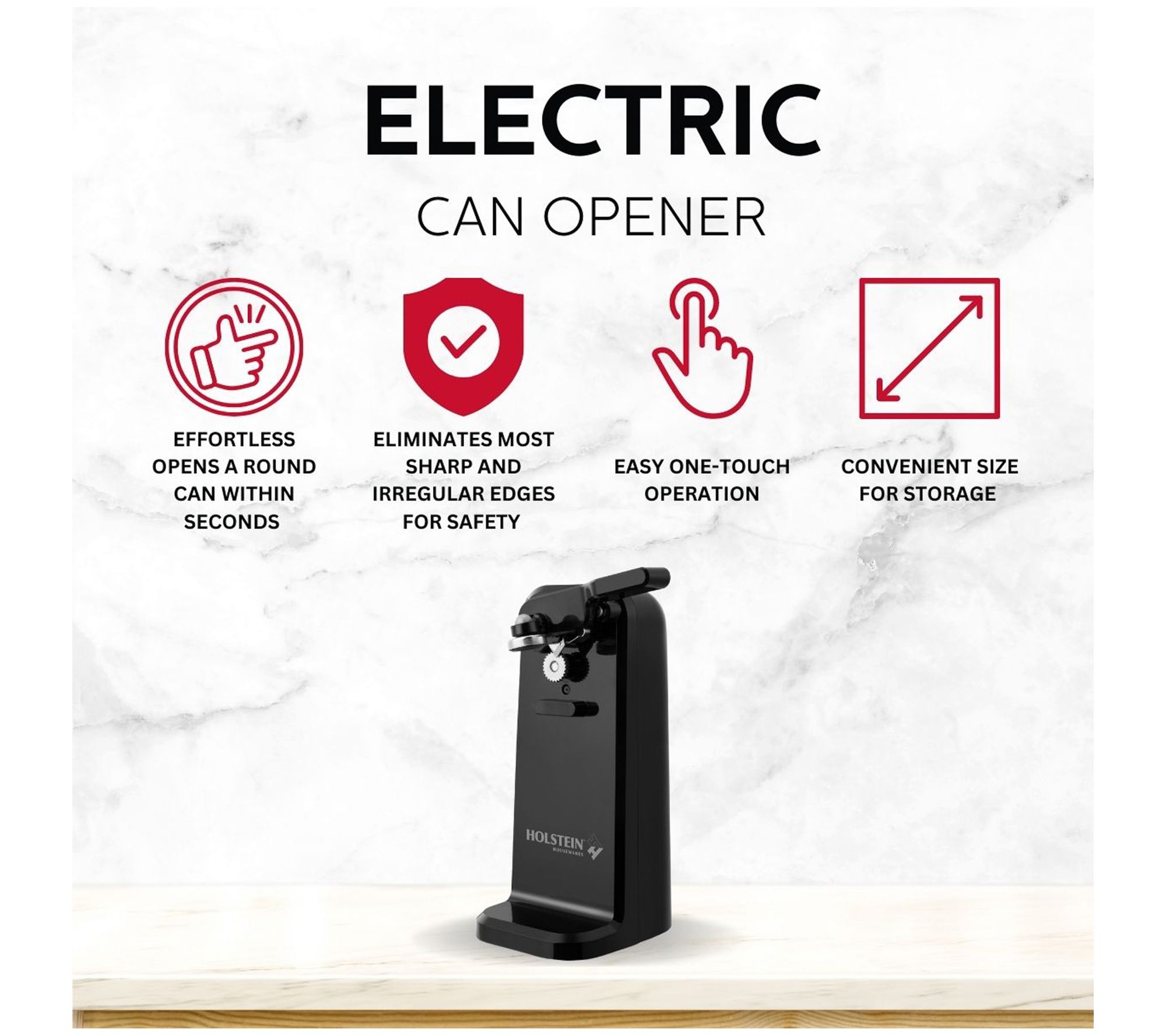 Holstein Housewares Electric Can Opener - QVC.com