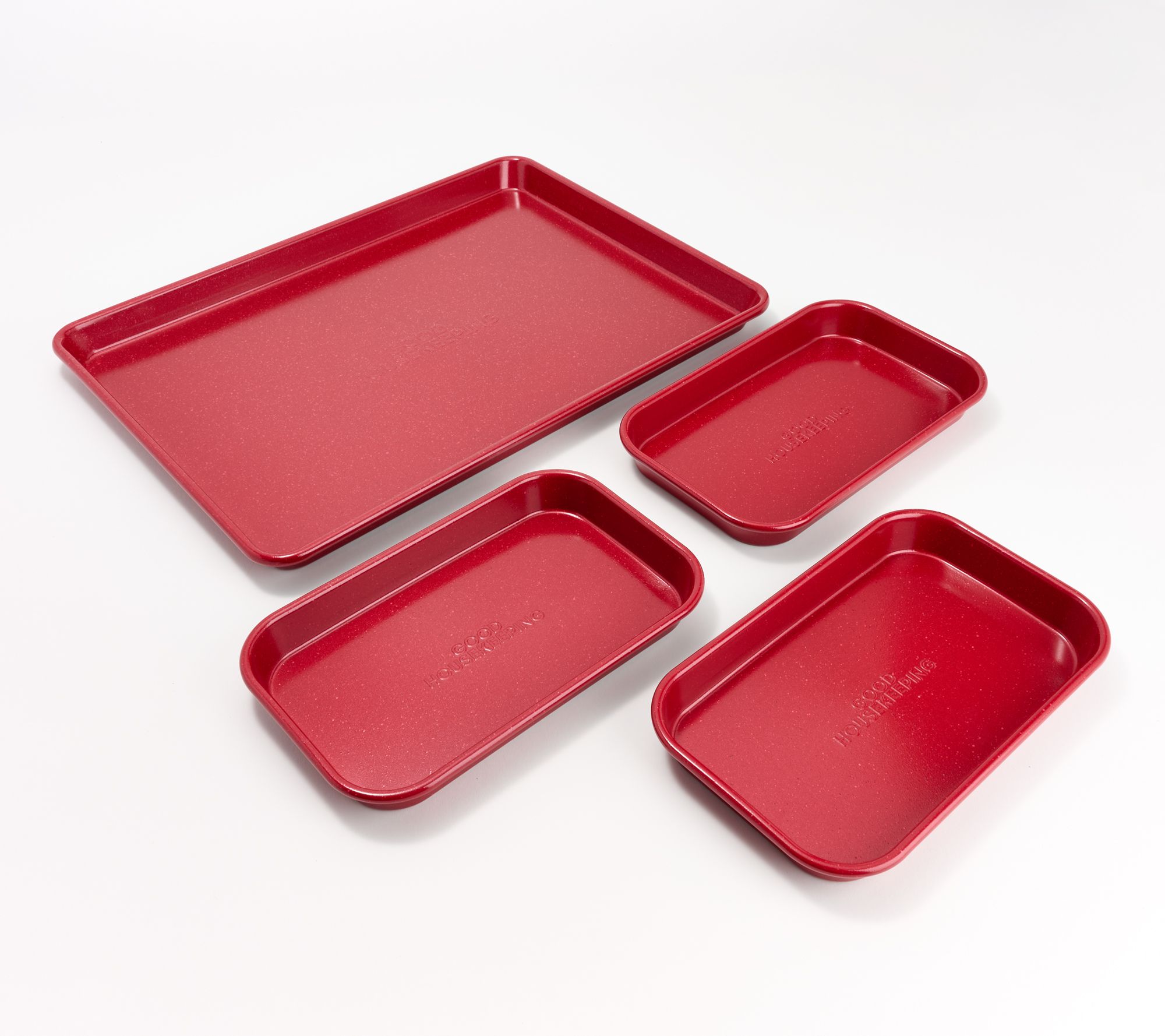 "As Is" Good Housekeeping 4-Pc Essential Baking Sheet Pan Set - QVC.com