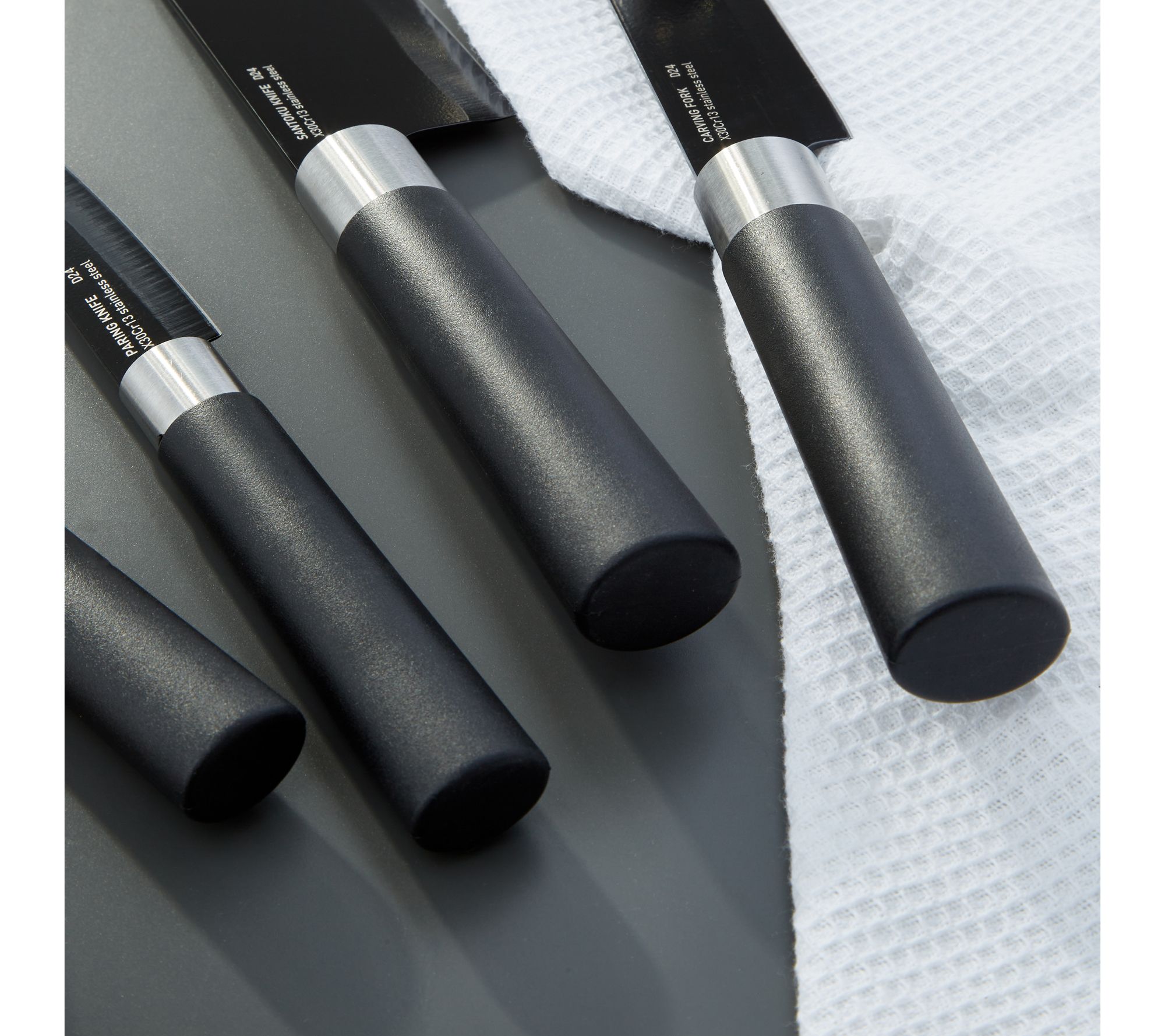 BergHOFF DiNA Prime 4-Piece Nonstick StainlessSteel Knife Set - QVC.com