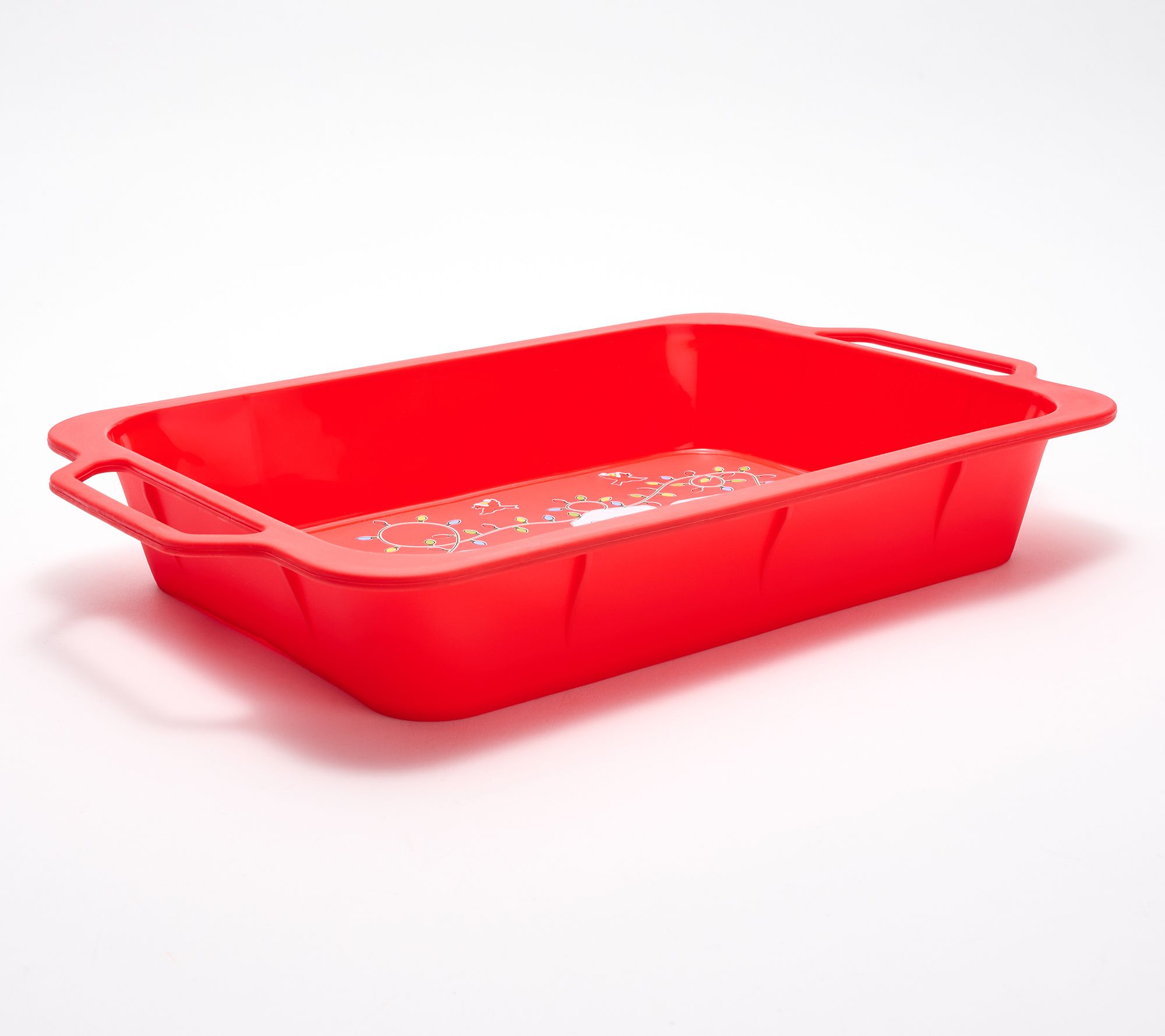 "As Is" Temp-tations Seasonal Silicone Rectangle Pan - QVC.com